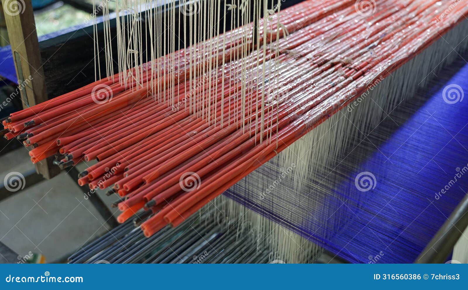 Silk Manufacture in Phnom Penh Stock Photo - Image of manufacturing ...