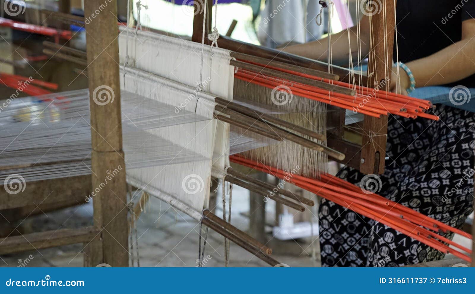 Silk Manufacture in Phnom Penh Stock Image - Image of penh, silk: 316611737