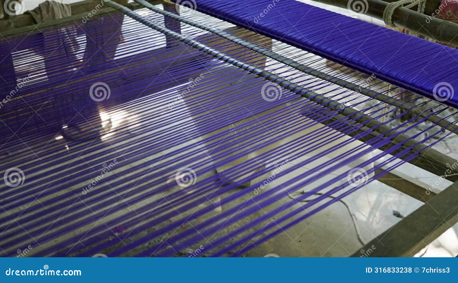 Silk Manufacture in Phnom Penh Stock Photo - Image of colorful, island ...