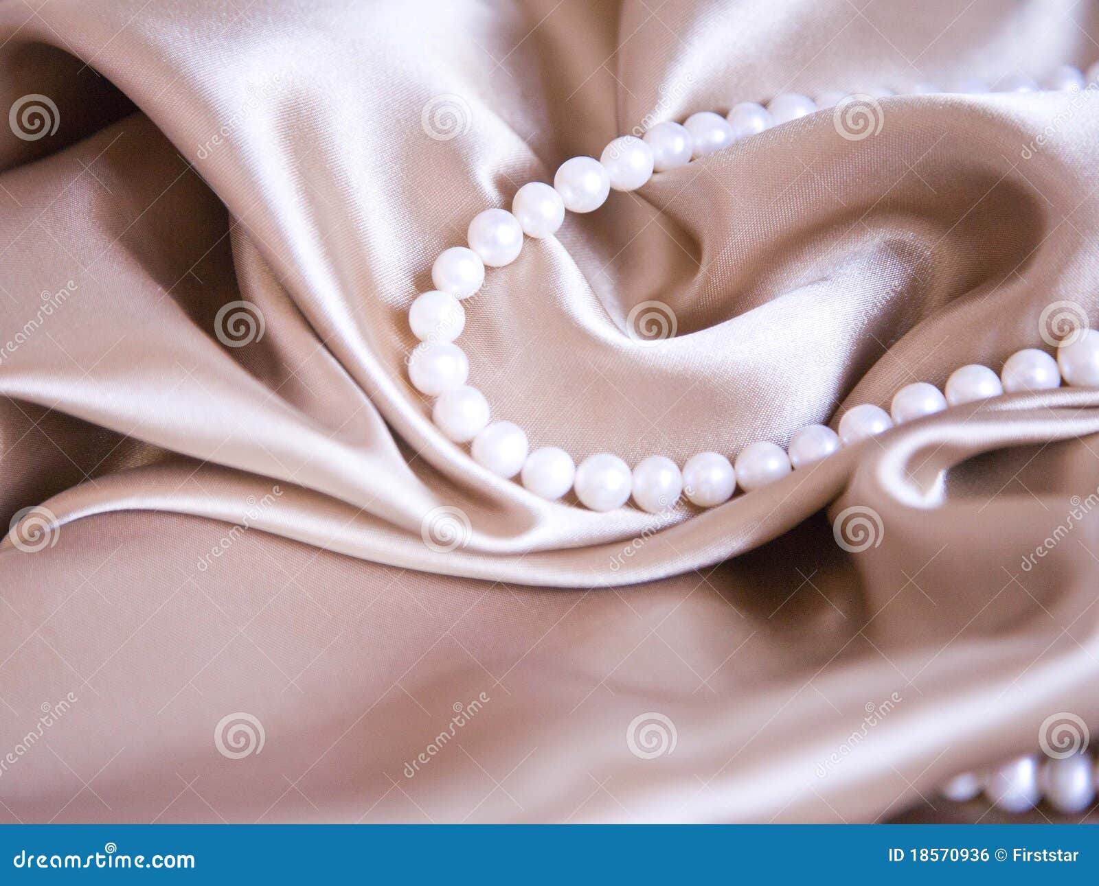 Silk & Pearl stock photo. Image of design, elegant - 18570936