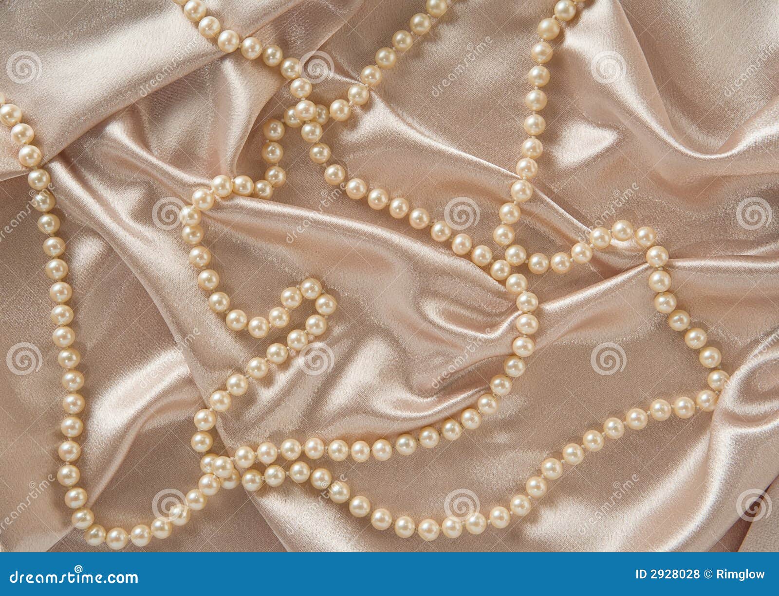 Silk & Pearls stock photo. Image of silk, luxury, satin - 2928028