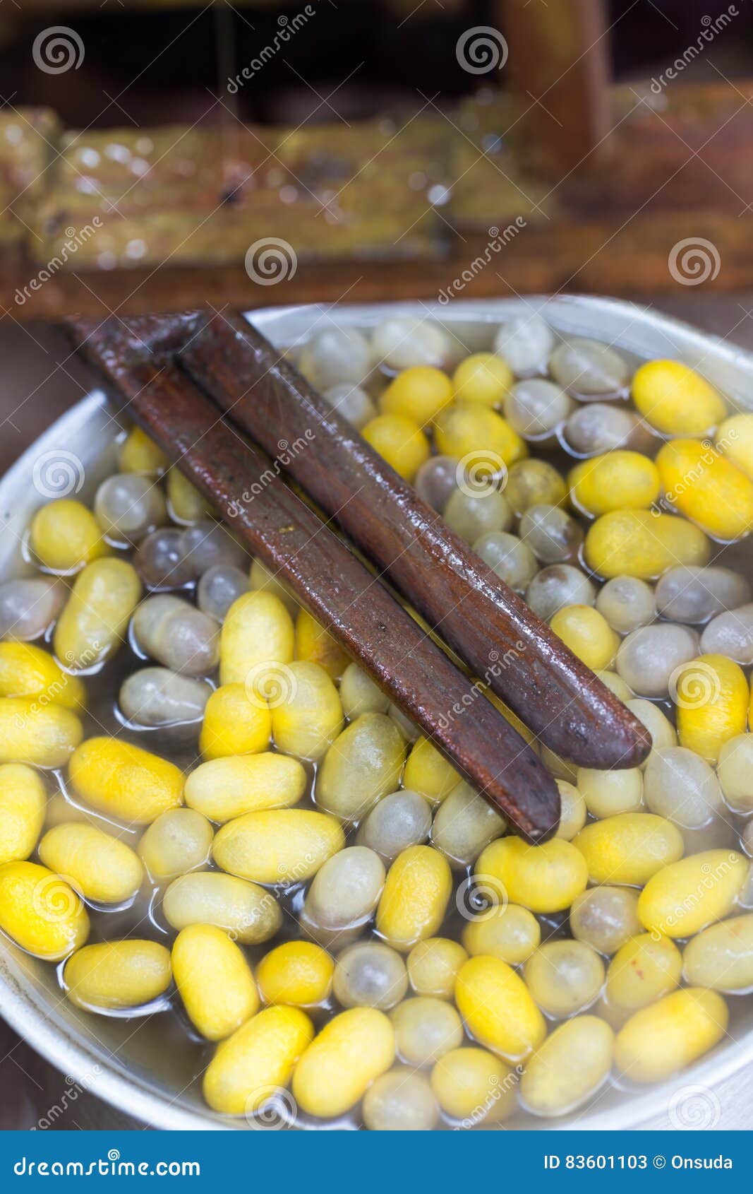 Silk production stock image. Image of silky, boiled, silk - 83601103