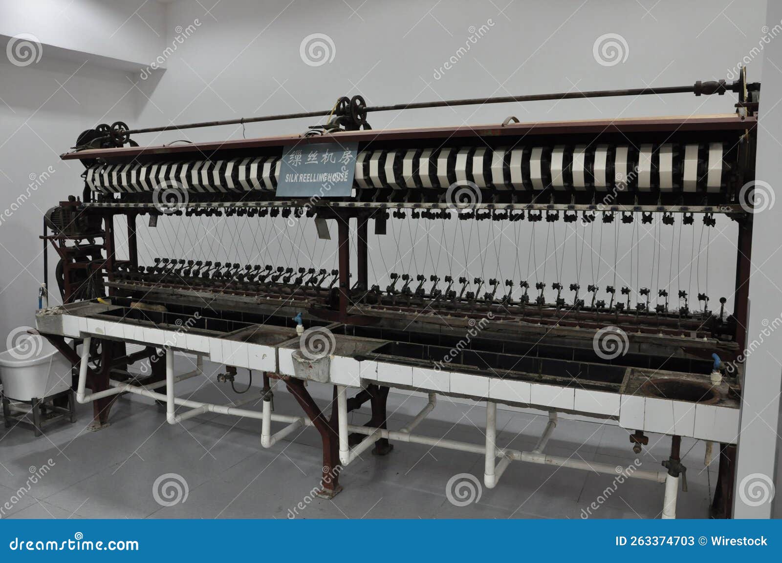 Silk Reeling Process, Collect Silk Stock Image | CartoonDealer.com ...