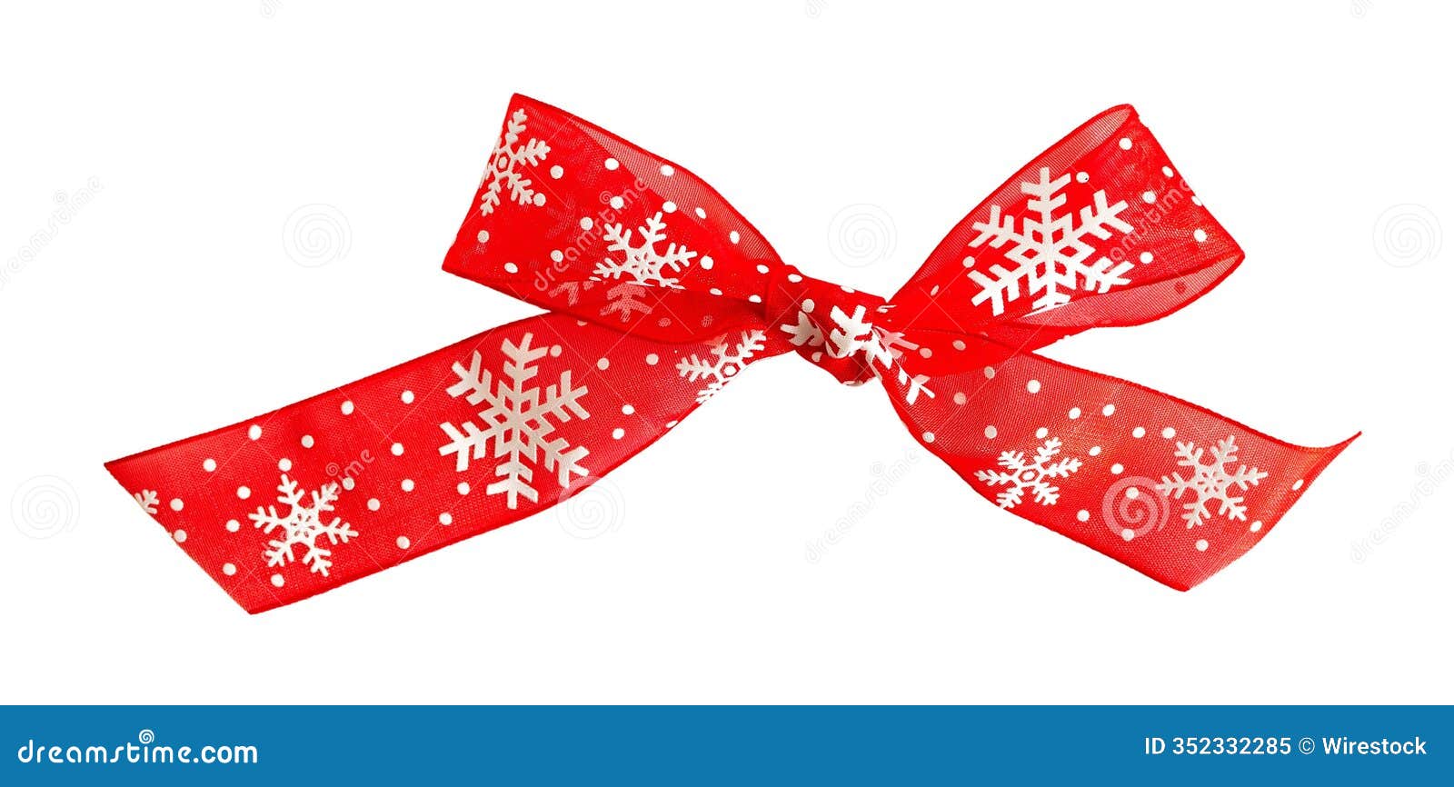 Silk Ribbon and a Bow Isolated on a White Transparent Background, with ...