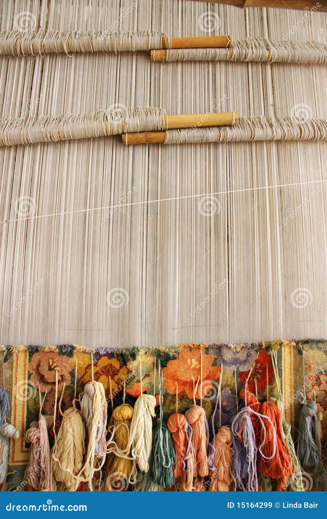 Silk Rug Weaving stock image. Image of industry, labor - 15164299
