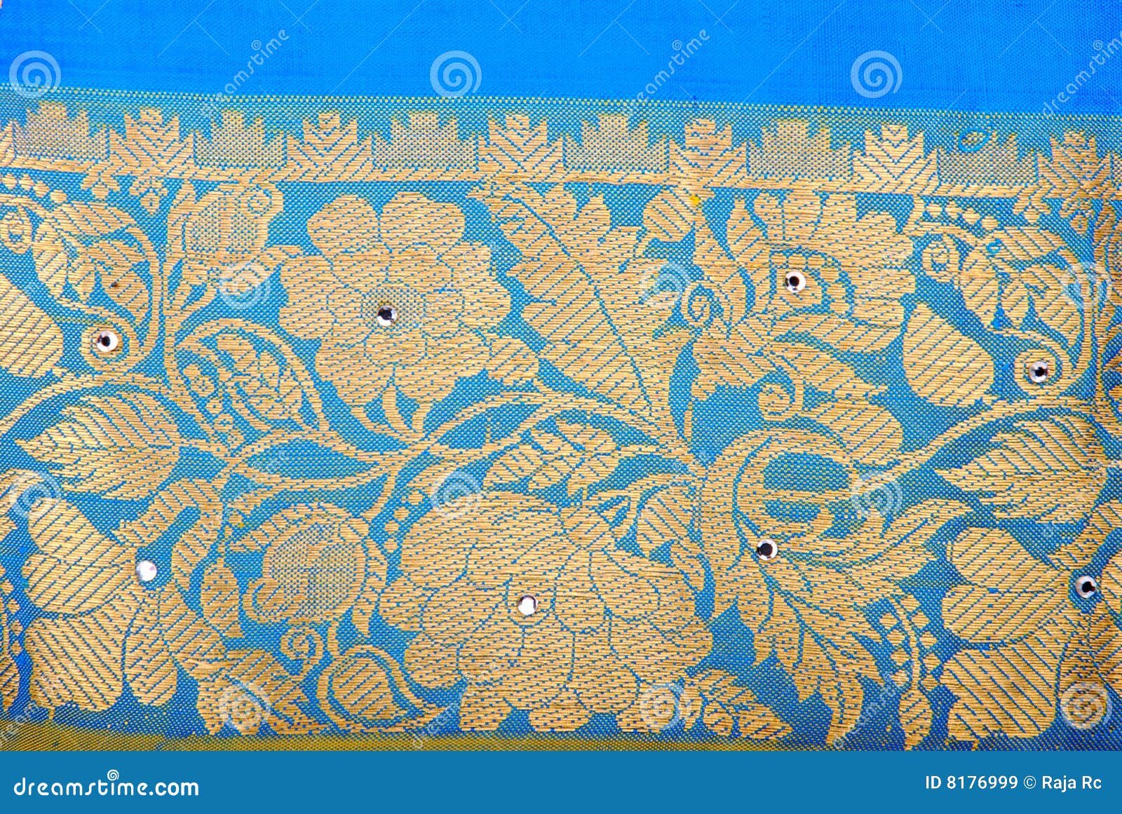 Silk saree stock image. Image of southindian, floral, abstract - 8176999