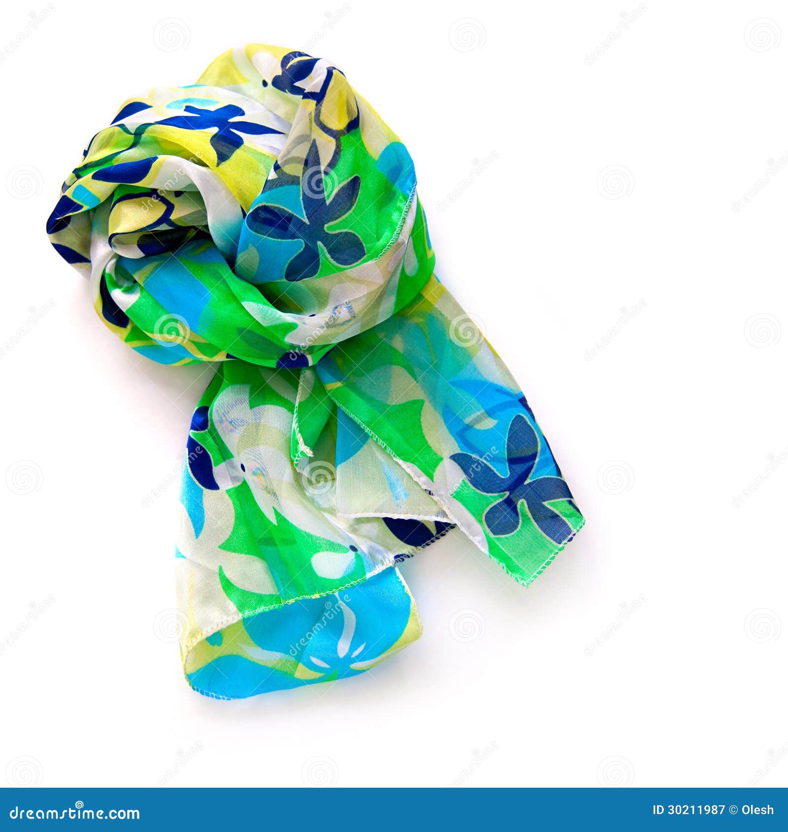 Silk scarf stock image. Image of neckerchief, pattern - 30211987
