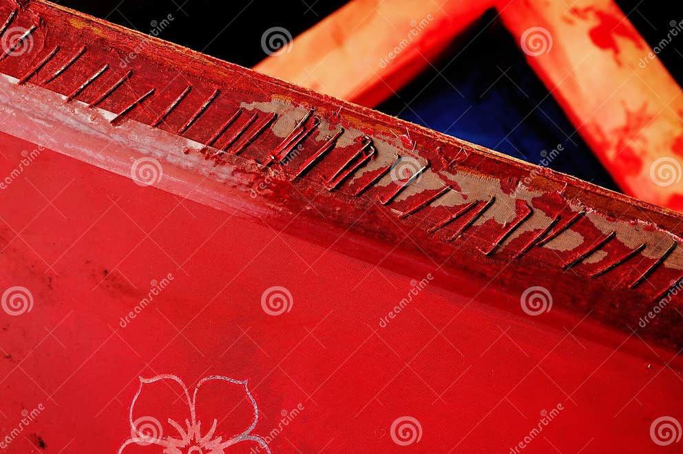 Silk screen frames stock photo. Image of screen, labels - 45079560