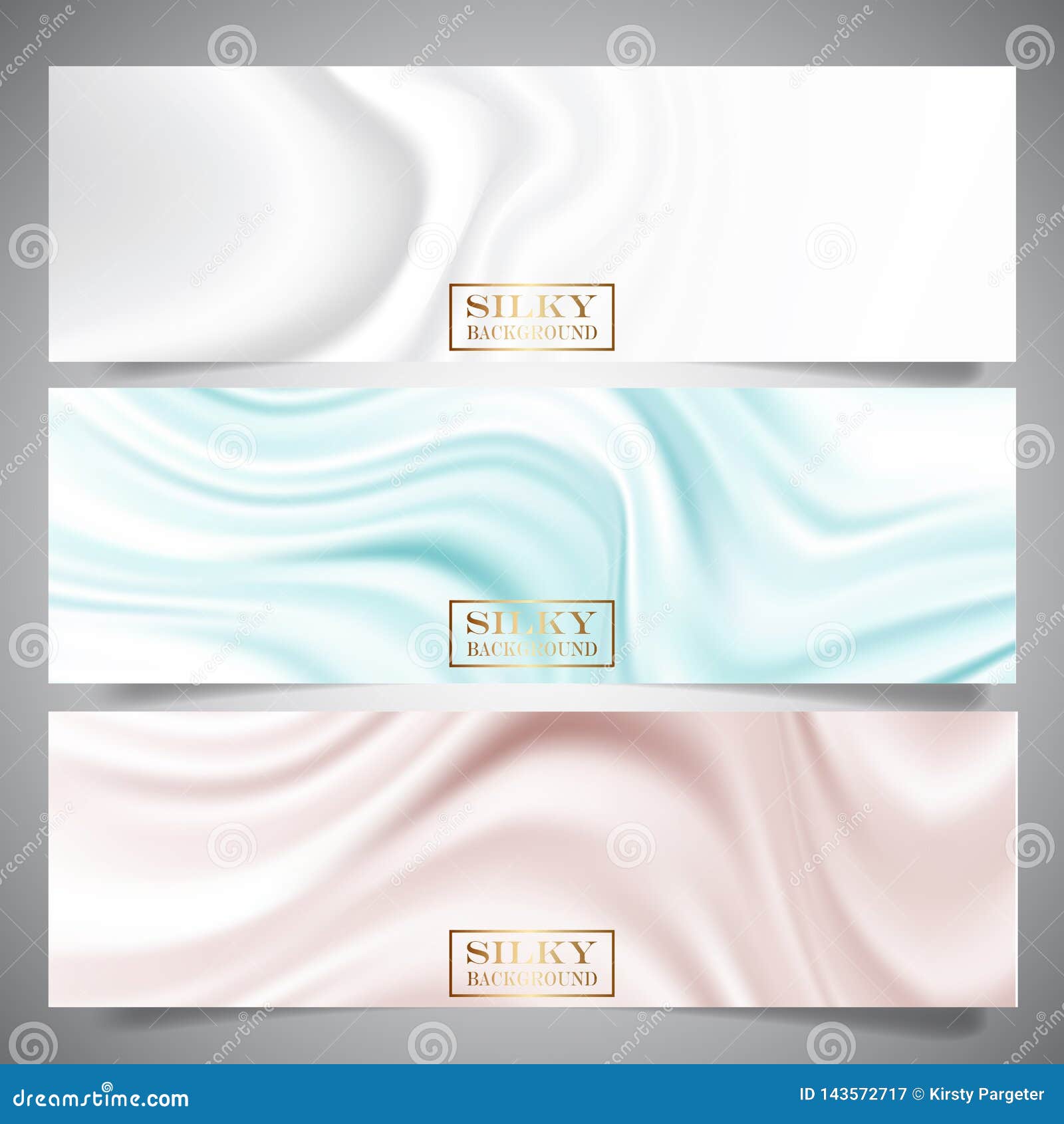 Silk texture banners stock vector. Illustration of header - 143572717