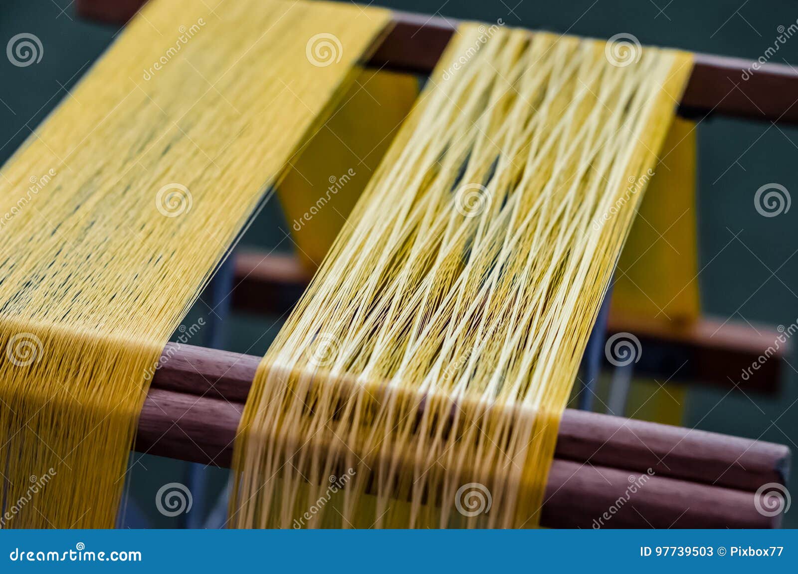 Silk Thread Texture, the Process of Silk Weaving Stock Image - Image of ...