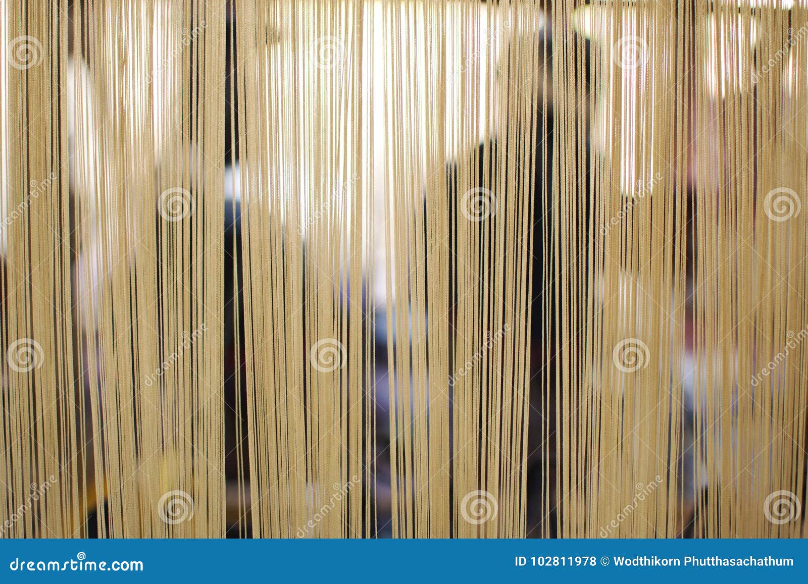 Silk Thread Texture, Traditional Thai Fabric, the Process of Si Stock ...