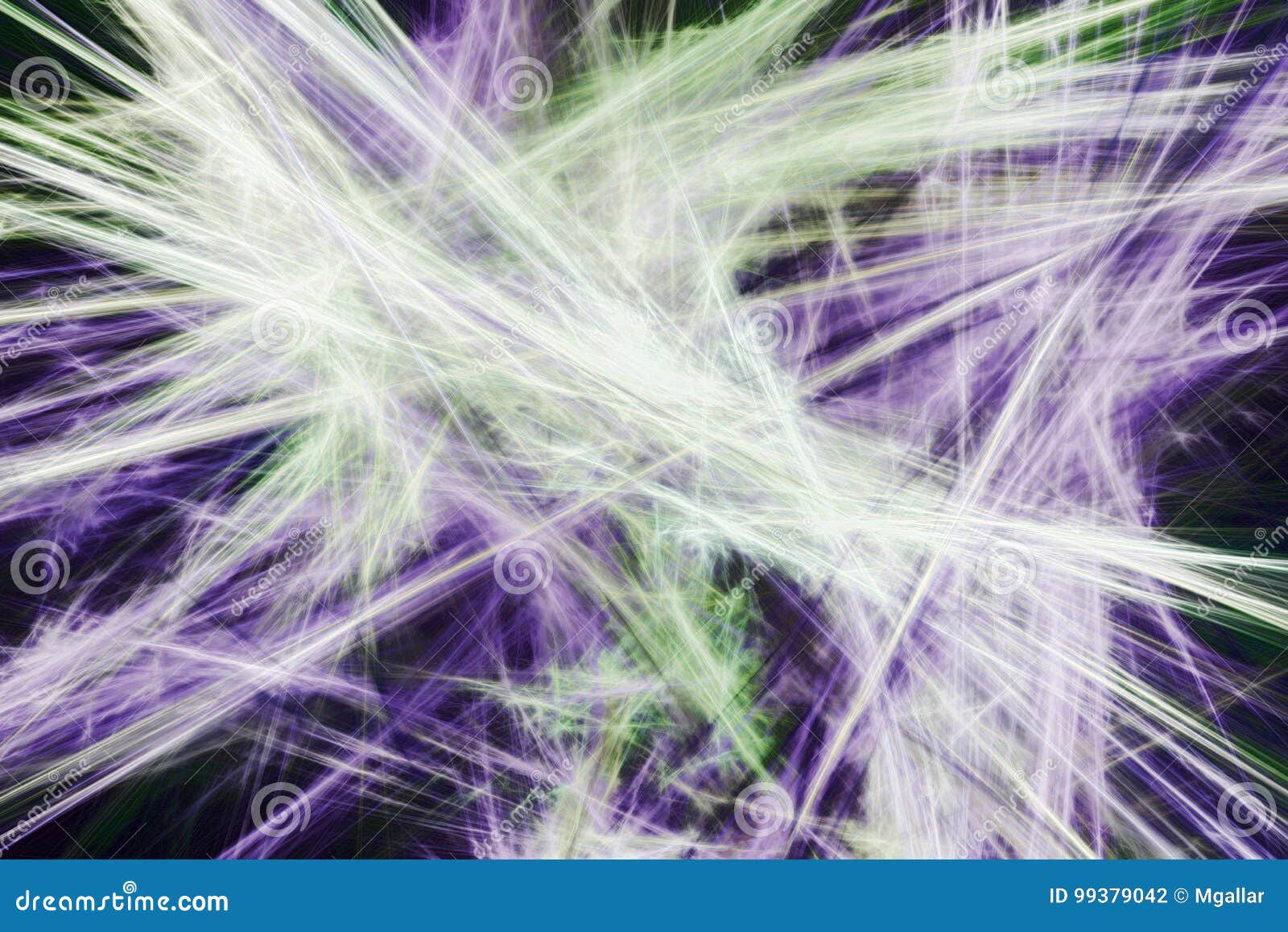 Silk Threads in the Dark - Abstract Design Stock Illustration ...