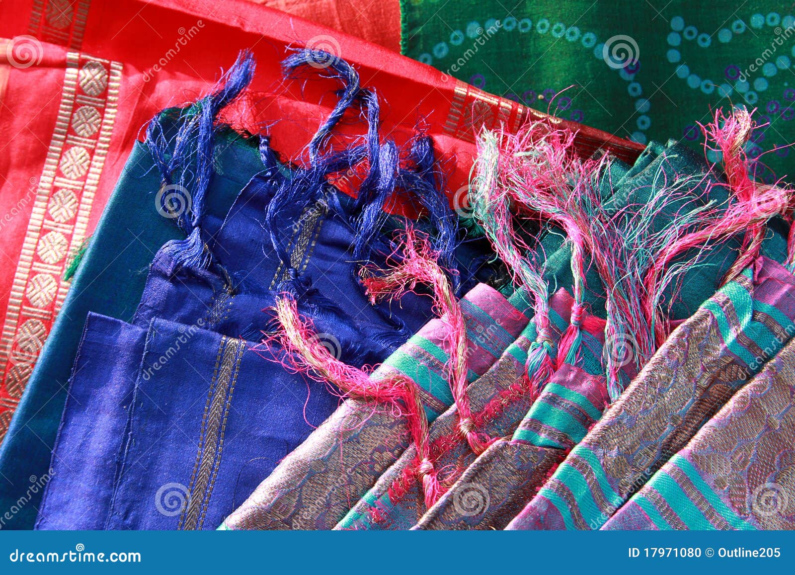 Silk threads and fabric stock photo. Image of cloth, embroidery - 17971080