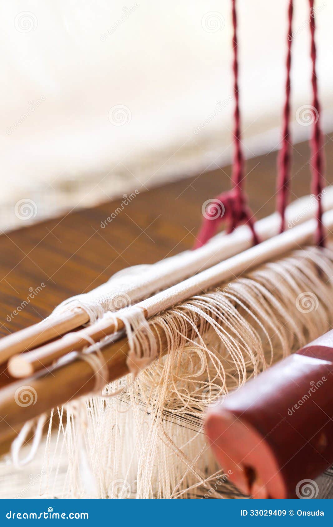 Silk weave thread stock image. Image of native, cloth - 33029409