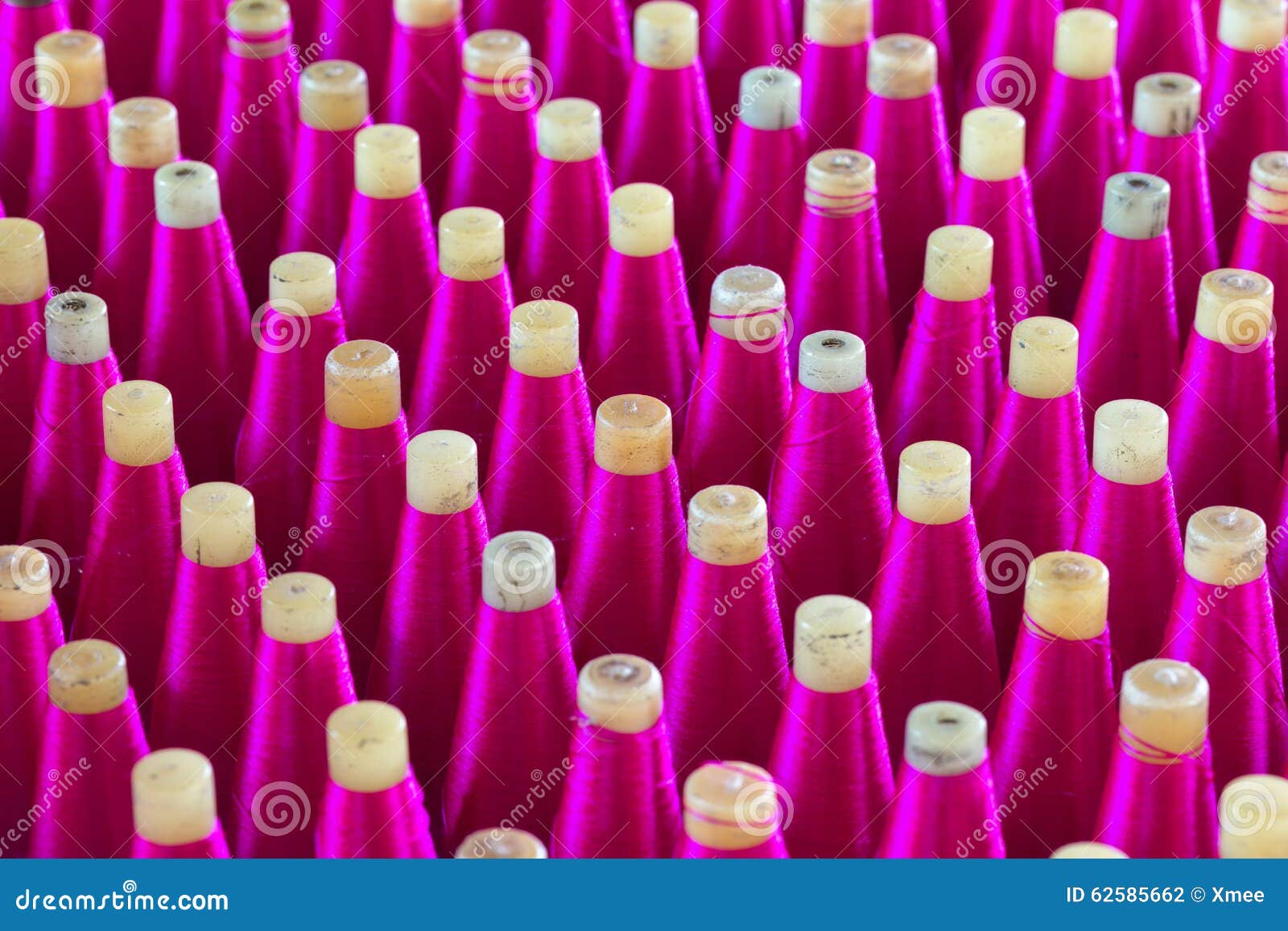 Silk Wrapped on Plastic Tube, Thai Silk Tube. Stock Photo - Image of ...