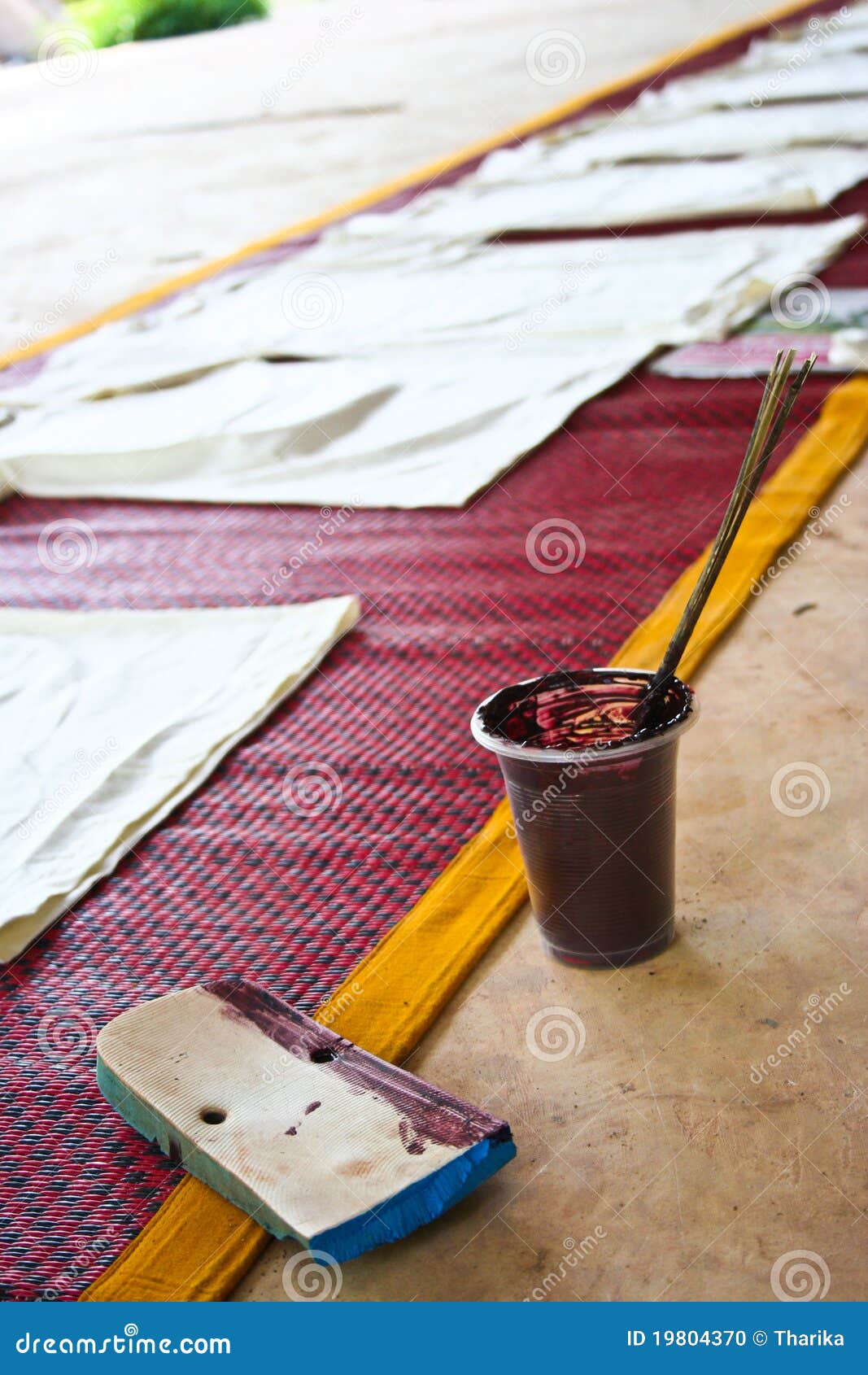 Silkscreen, Seriography, Serigraph Stock Photo - Image of seriography ...