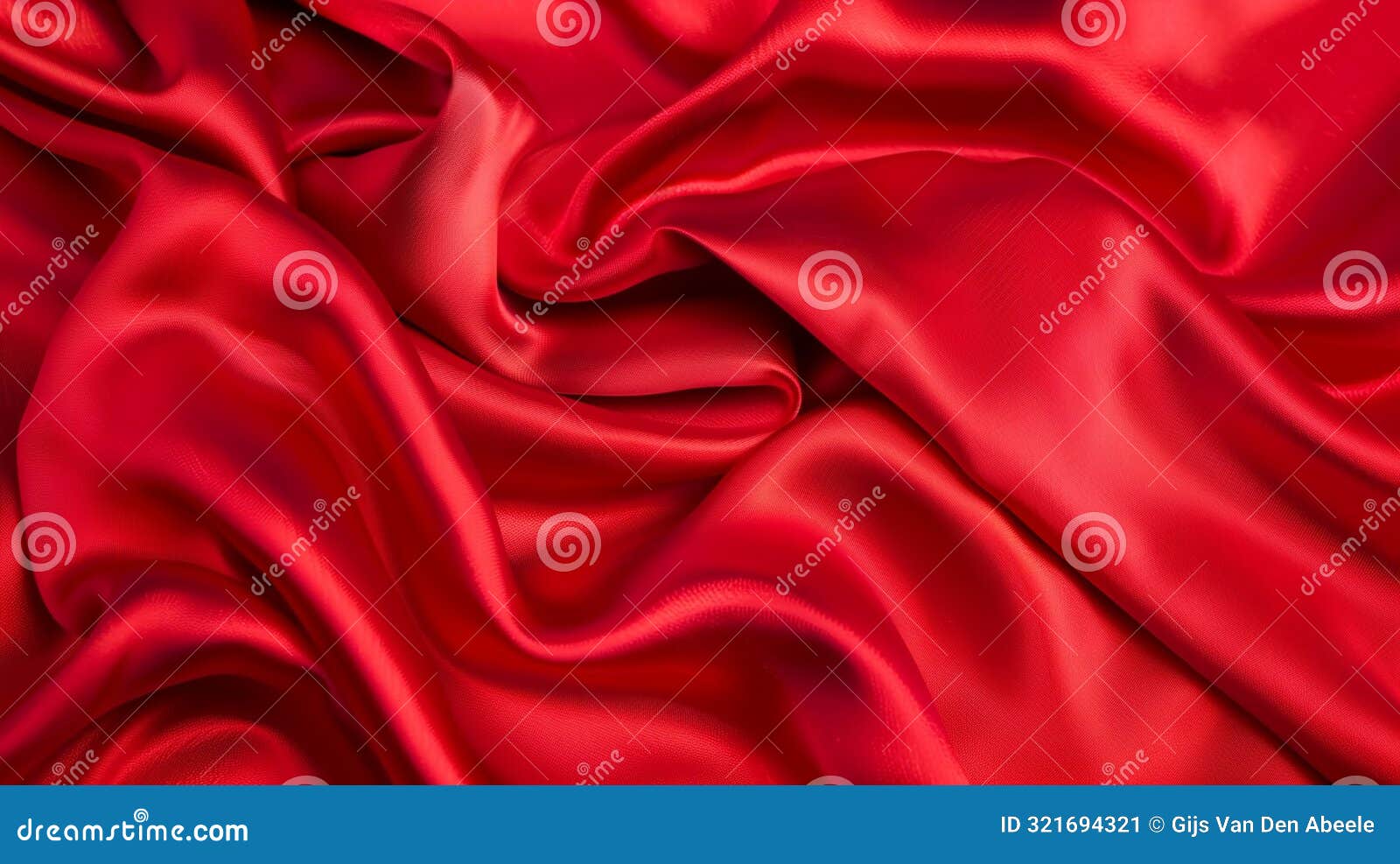 Silky Red Fabric Texture Background Stock Illustration - Illustration ...