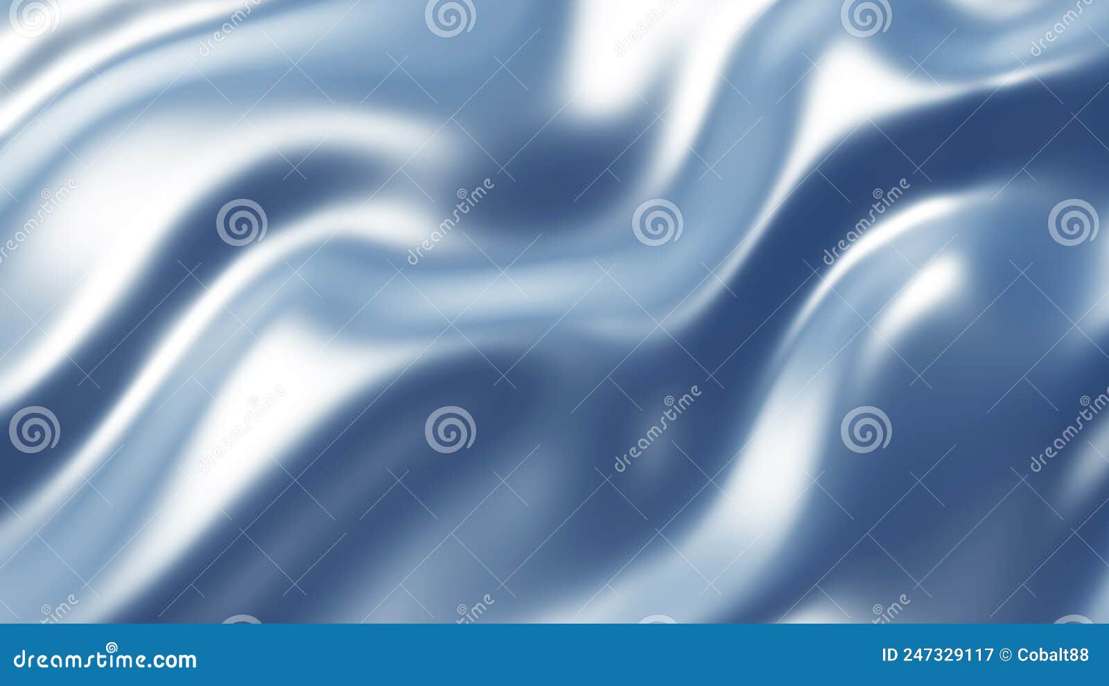 Silky Silver Blue Background with Waves Texture Stock Illustration ...