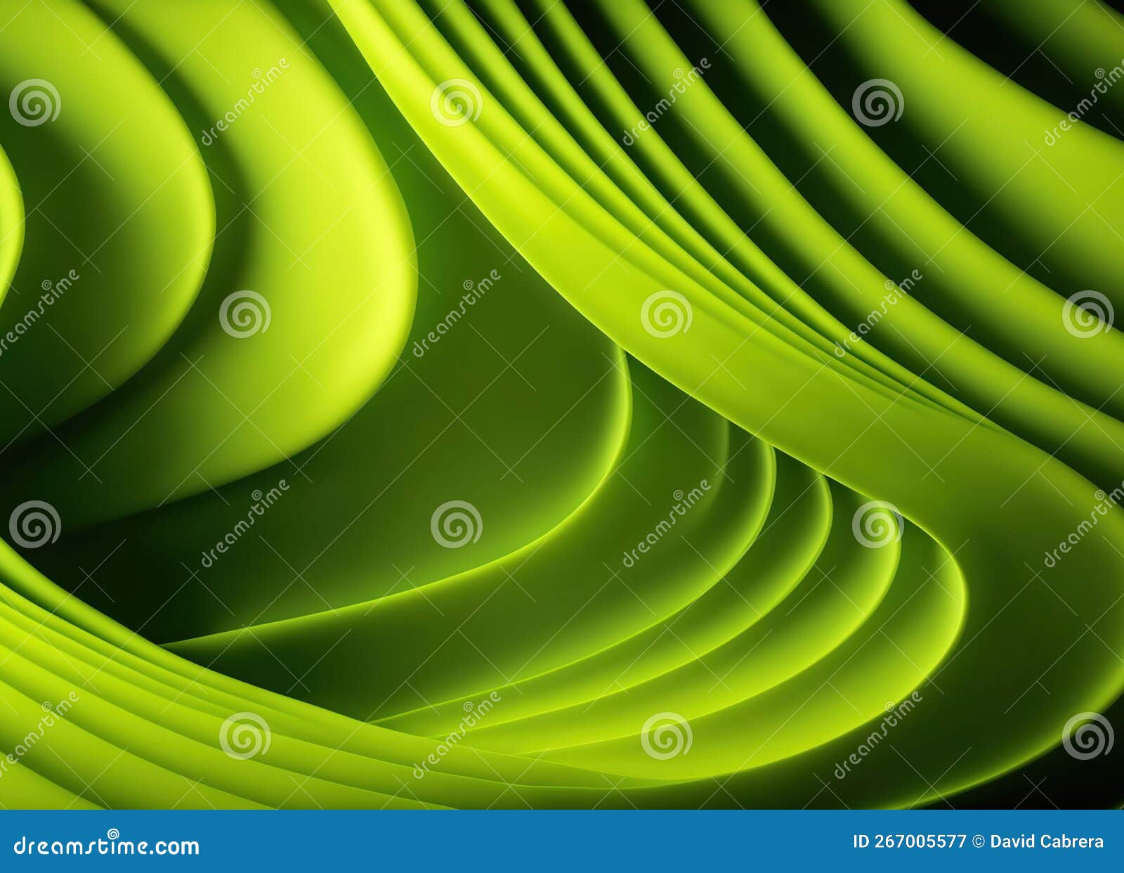 Lime Green Silky Smooth Abstract Waves Stock Illustrations – 3 Lime ...