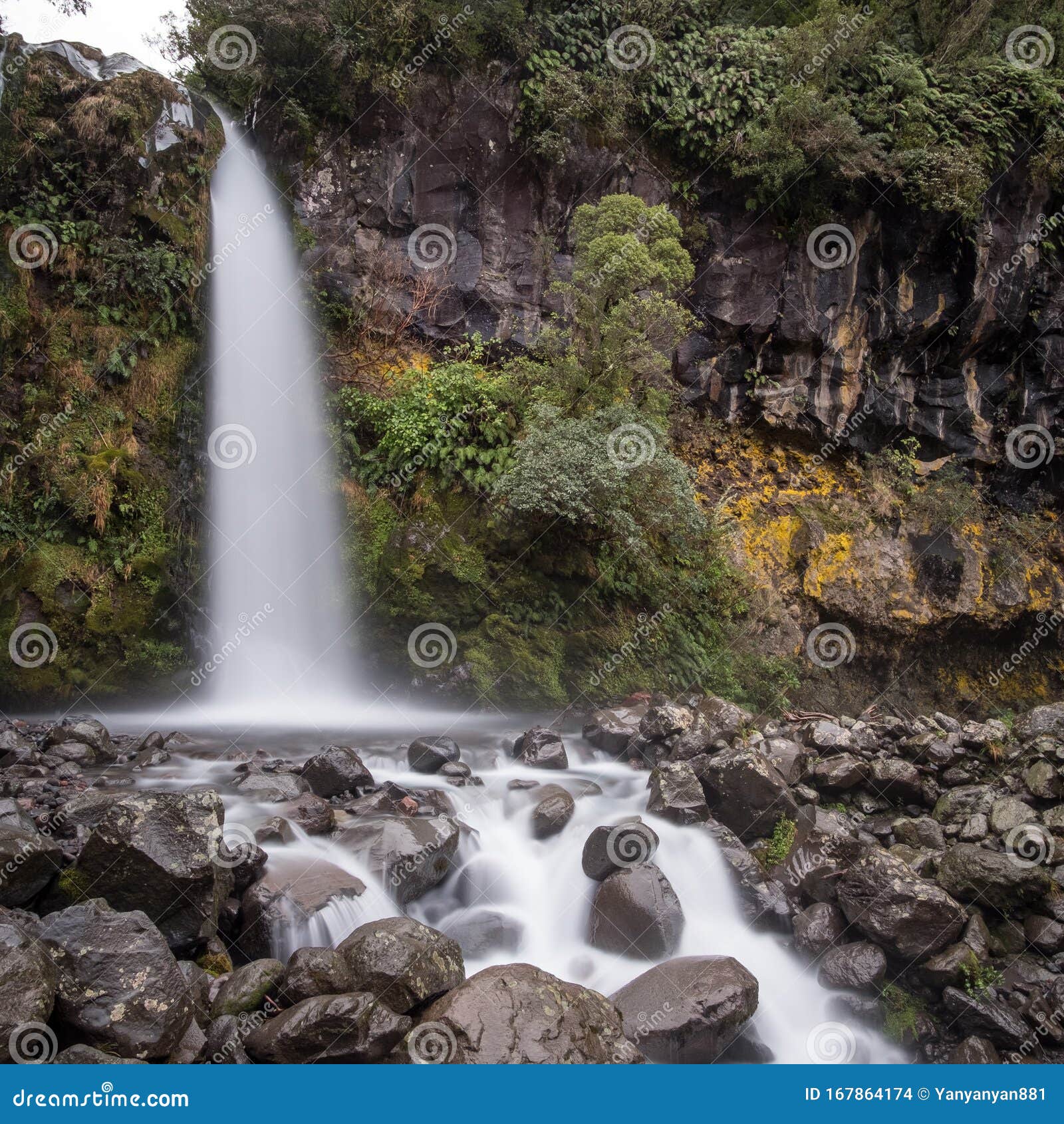 Silky Smooth Water Waterfall Stock Photo - Image of long, waterfall ...
