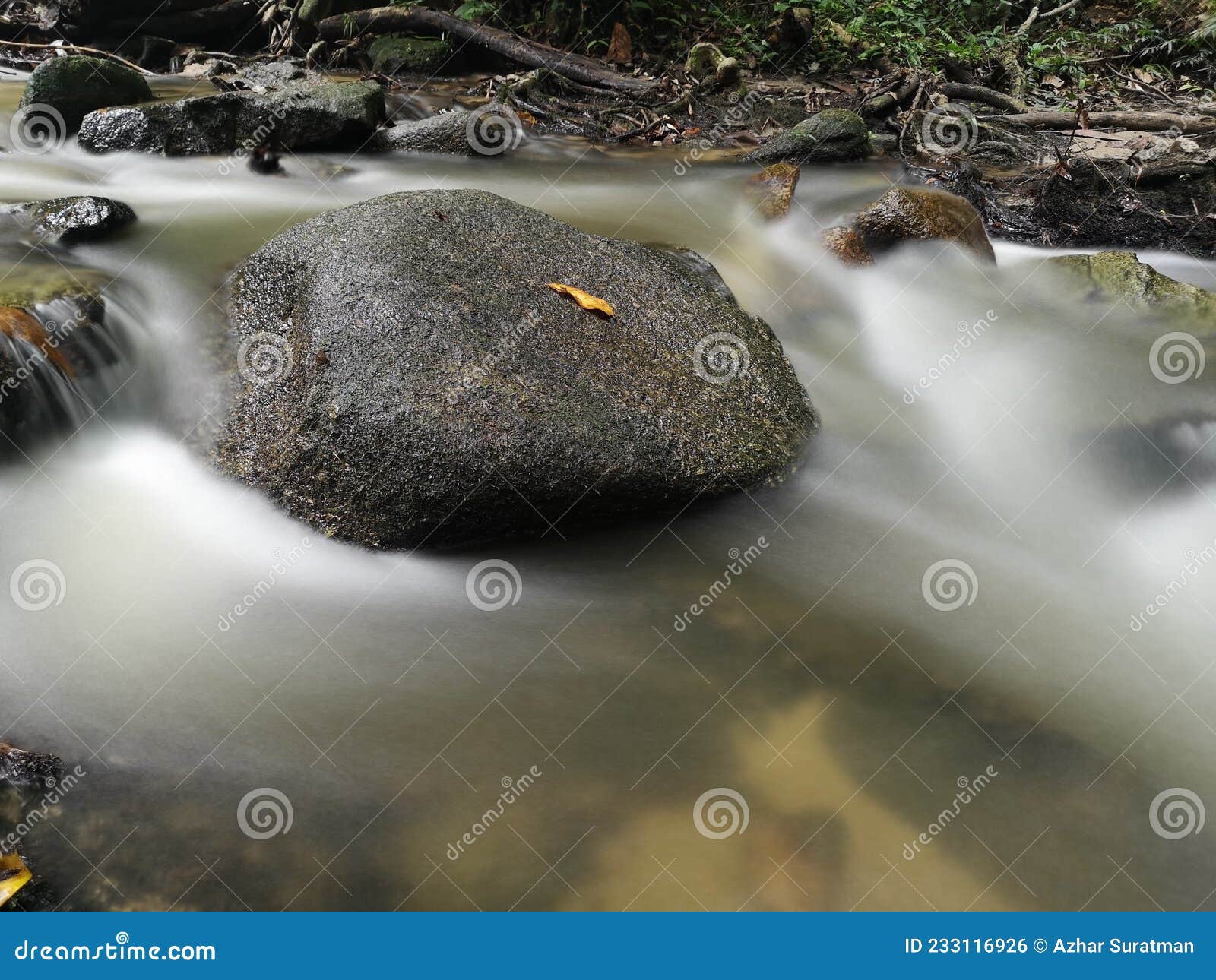 Silky water from waterfall stock photo. Image of waterfall - 233116926