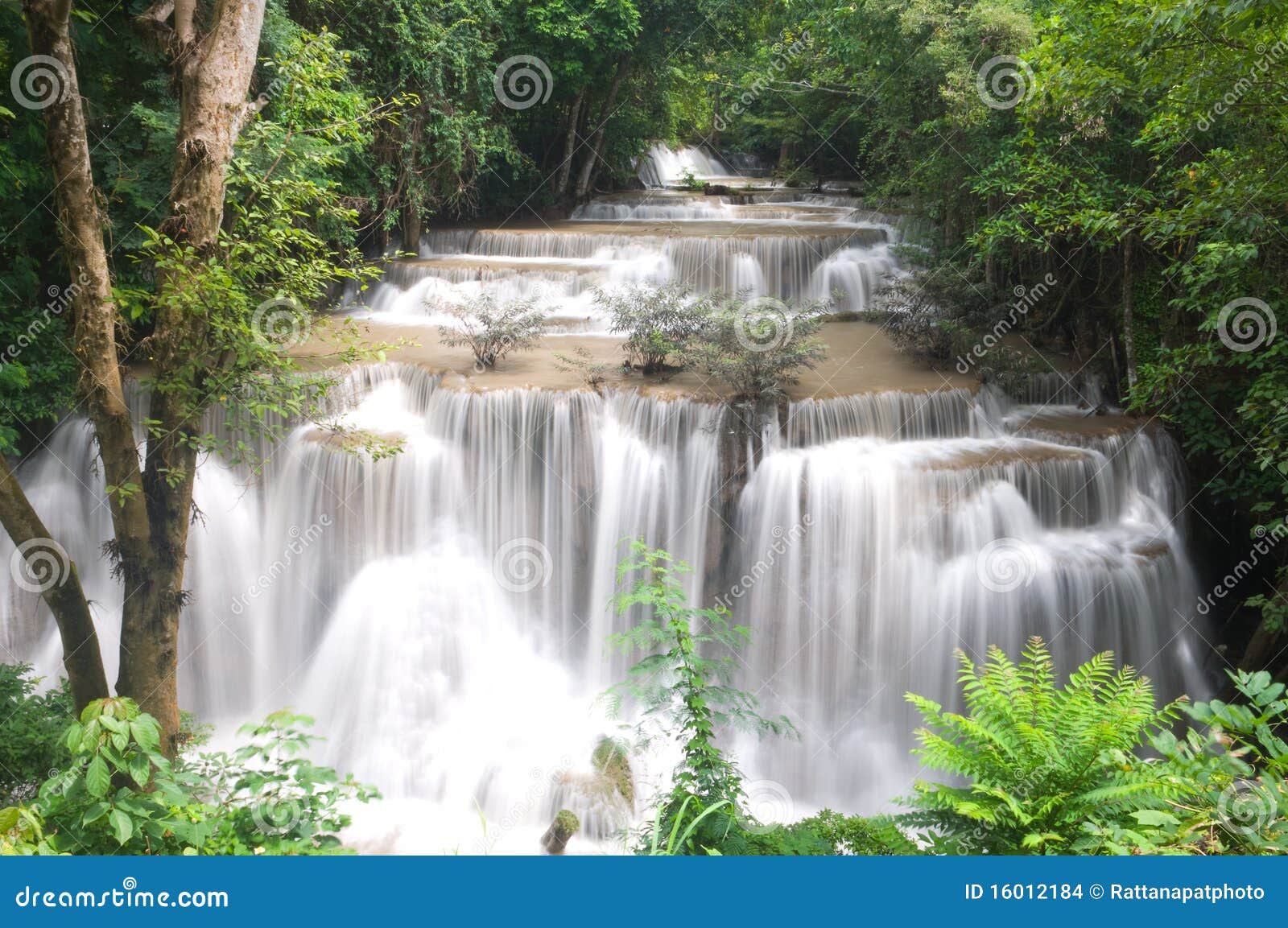 Silky waterfall stock photo. Image of nature, environment - 16012184