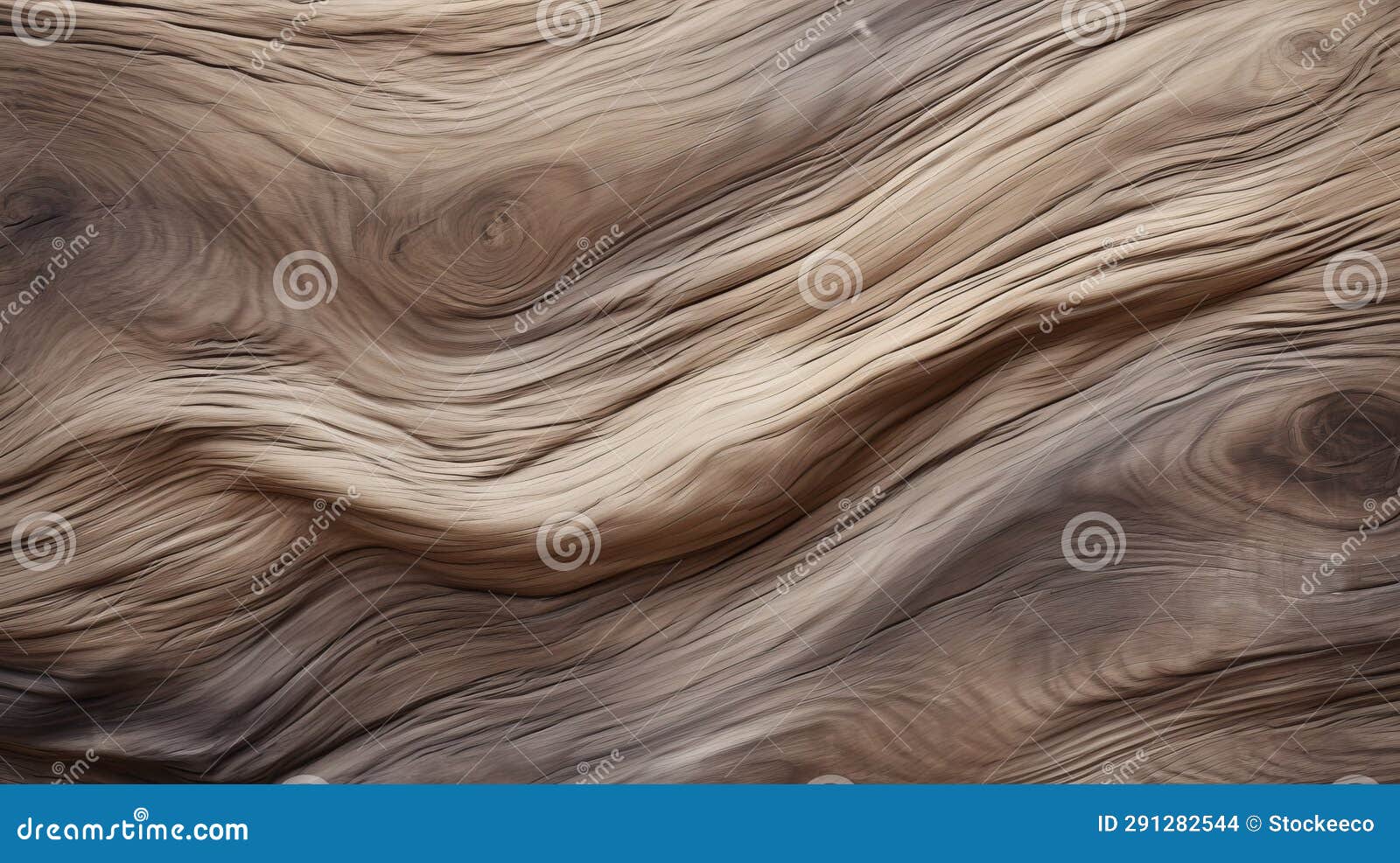 Silky Weathered Wood Texture with Fluid Movements Stock Illustration ...