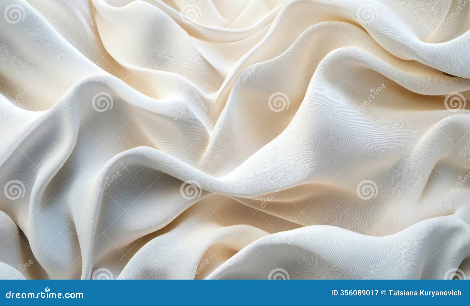 Silky White Fabric Texture, Smooth Waves and Folds, Elegant Drapery ...
