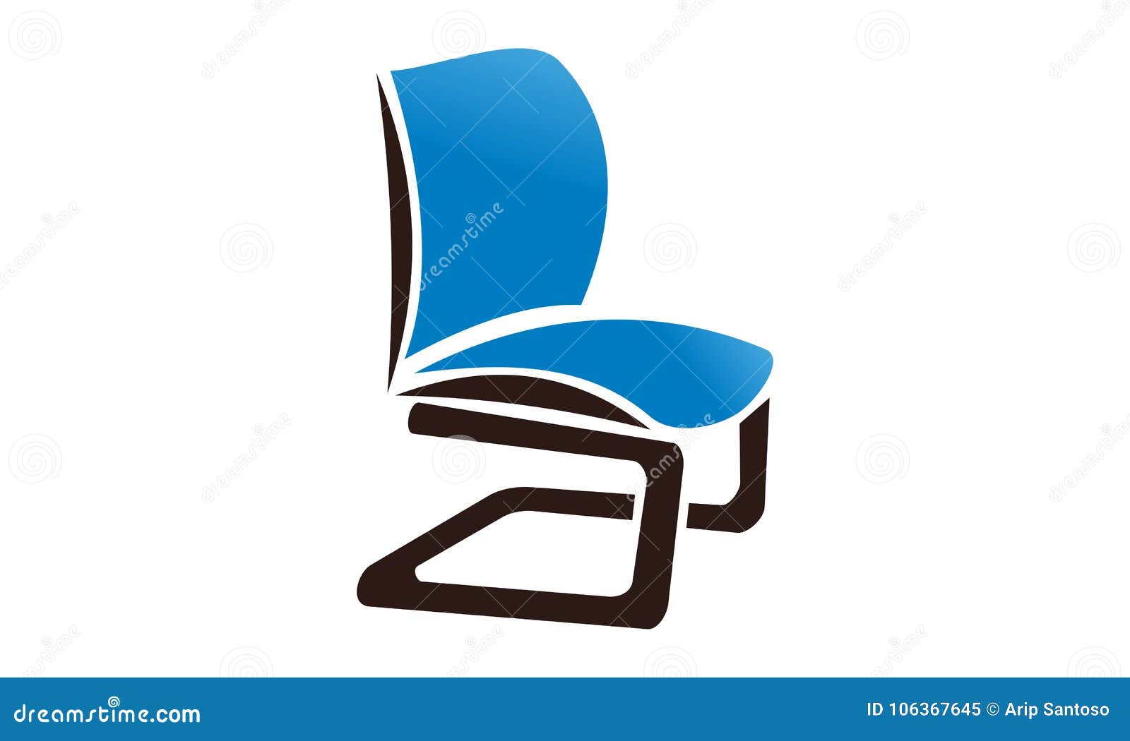 Silla Logo Design Template ilustración del vector. Ilustración de ...