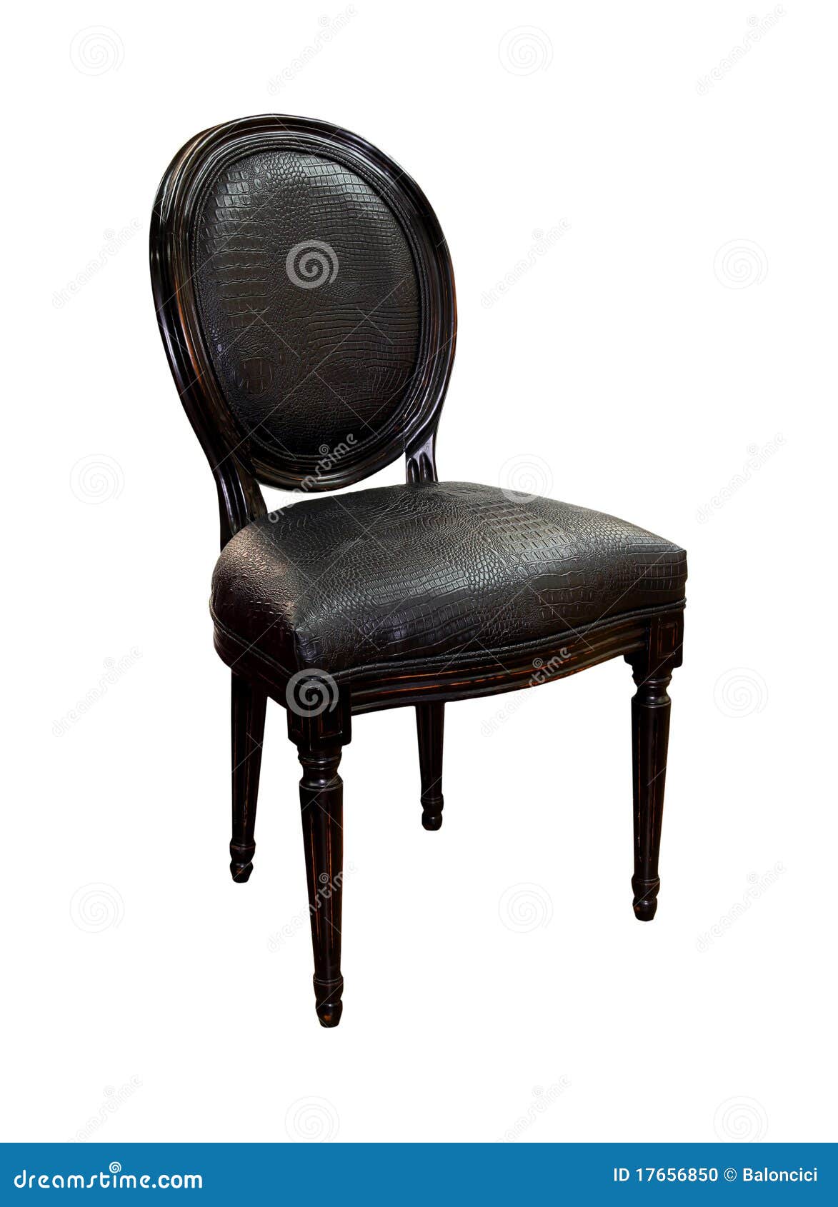 Silla negra foto de archivo. Imagen de camino, muebles - 17656850