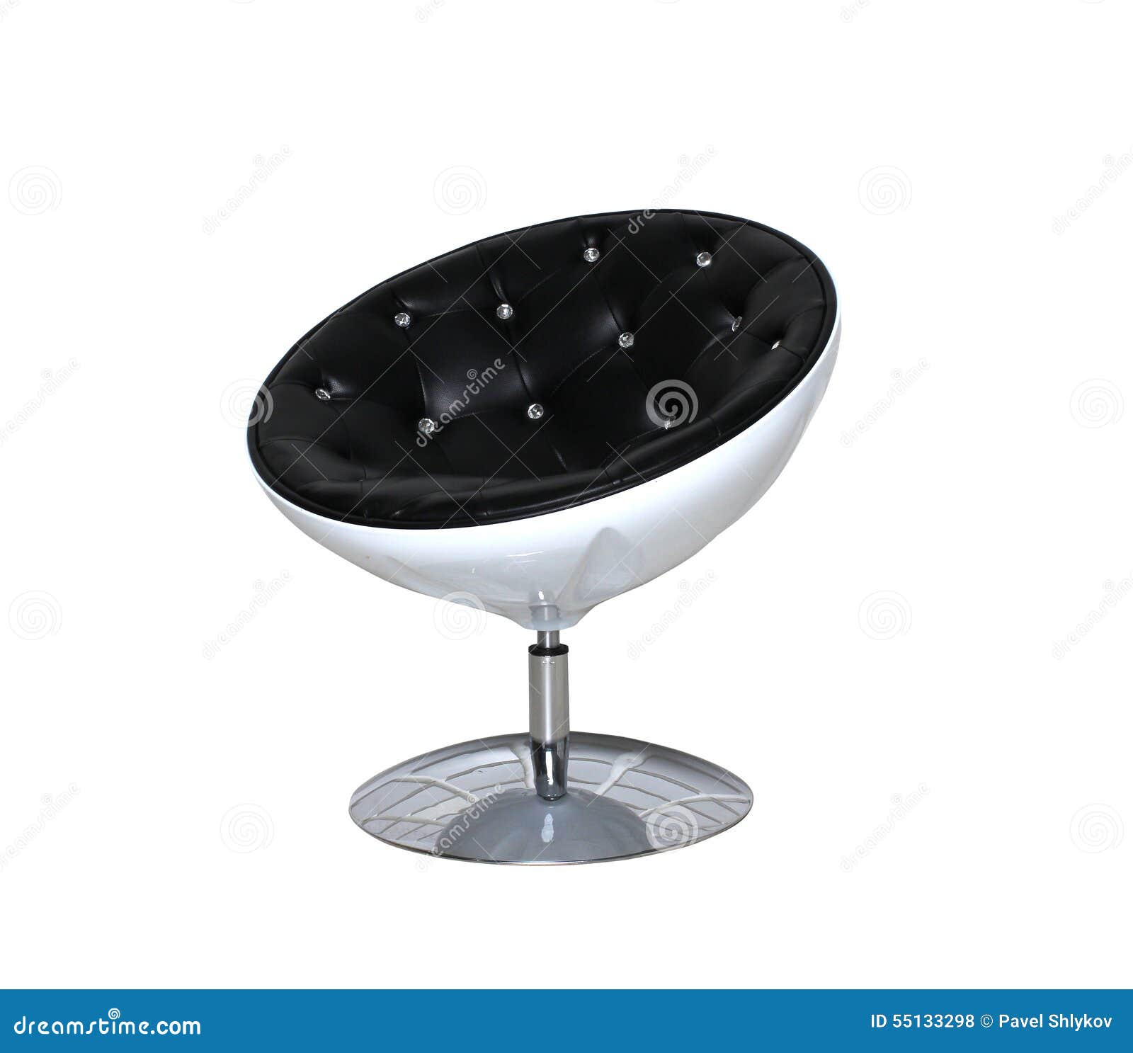 Silla Redonda De Los Muebles Modernos Aislada Foto de archivo - Imagen ...