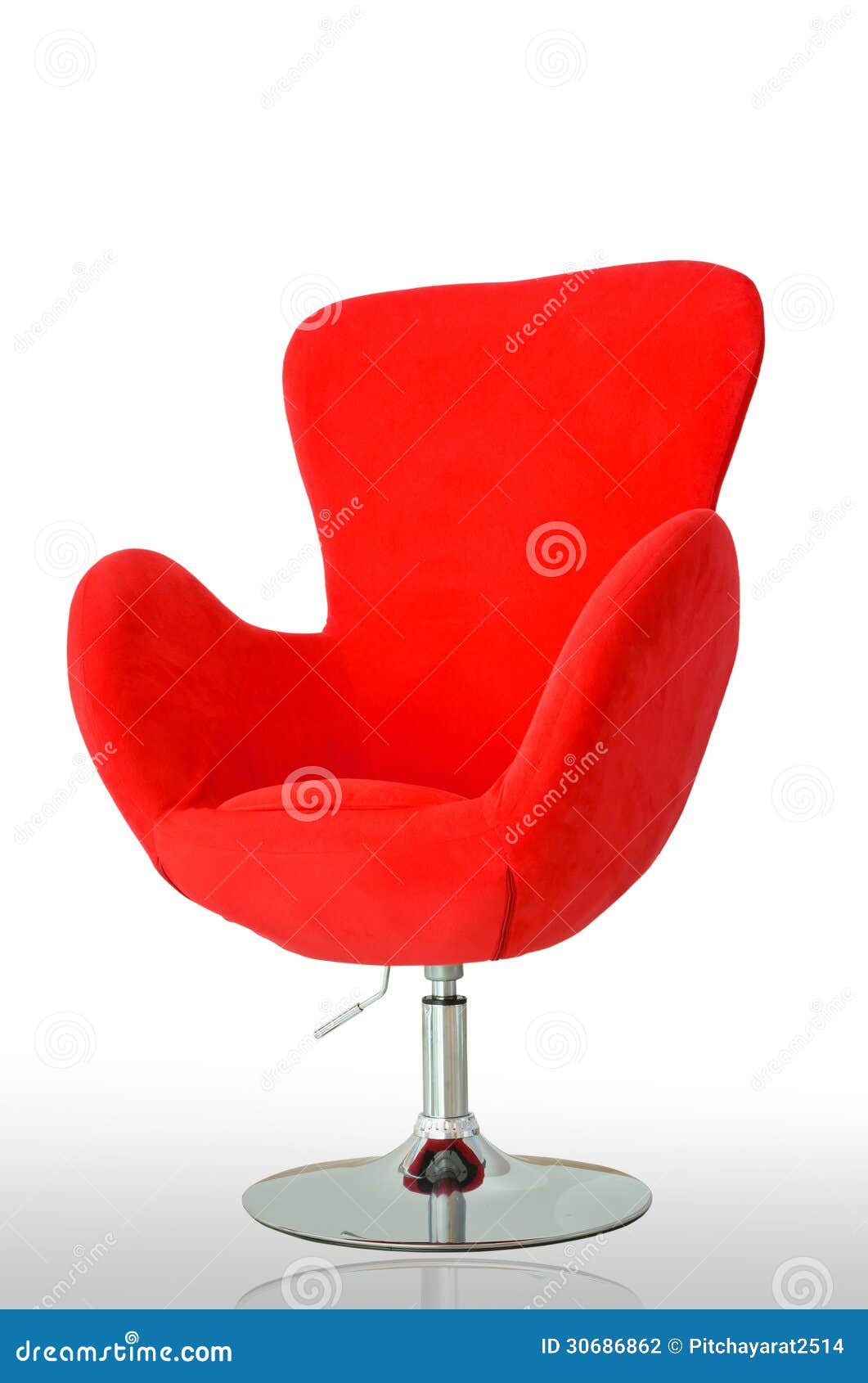 Silla roja moderna foto de archivo. Imagen de lifestyle - 30686862