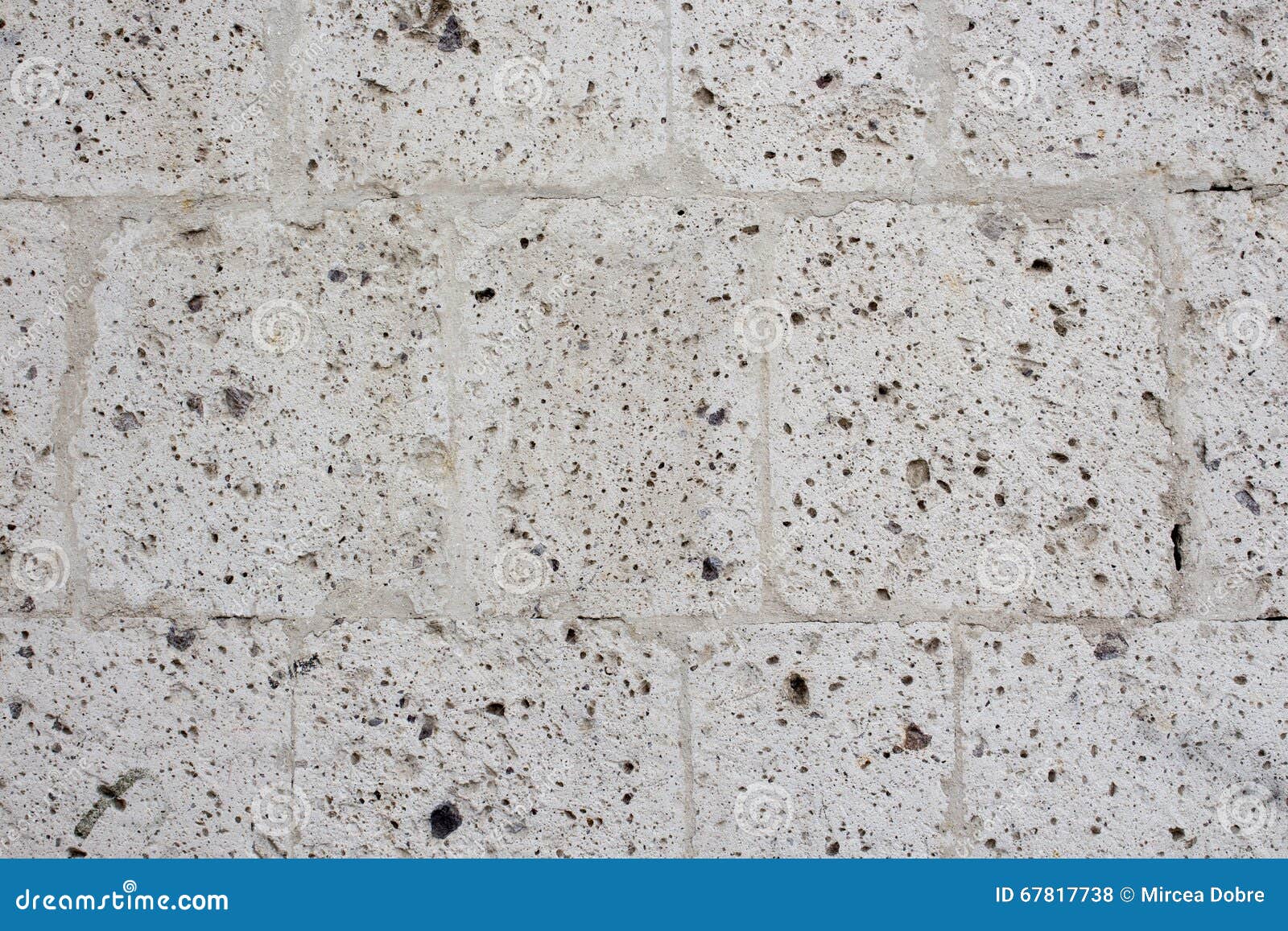 Sillar Stone Wall, in Arequipa, Peru. Volcanic Rock. Stock Photo ...