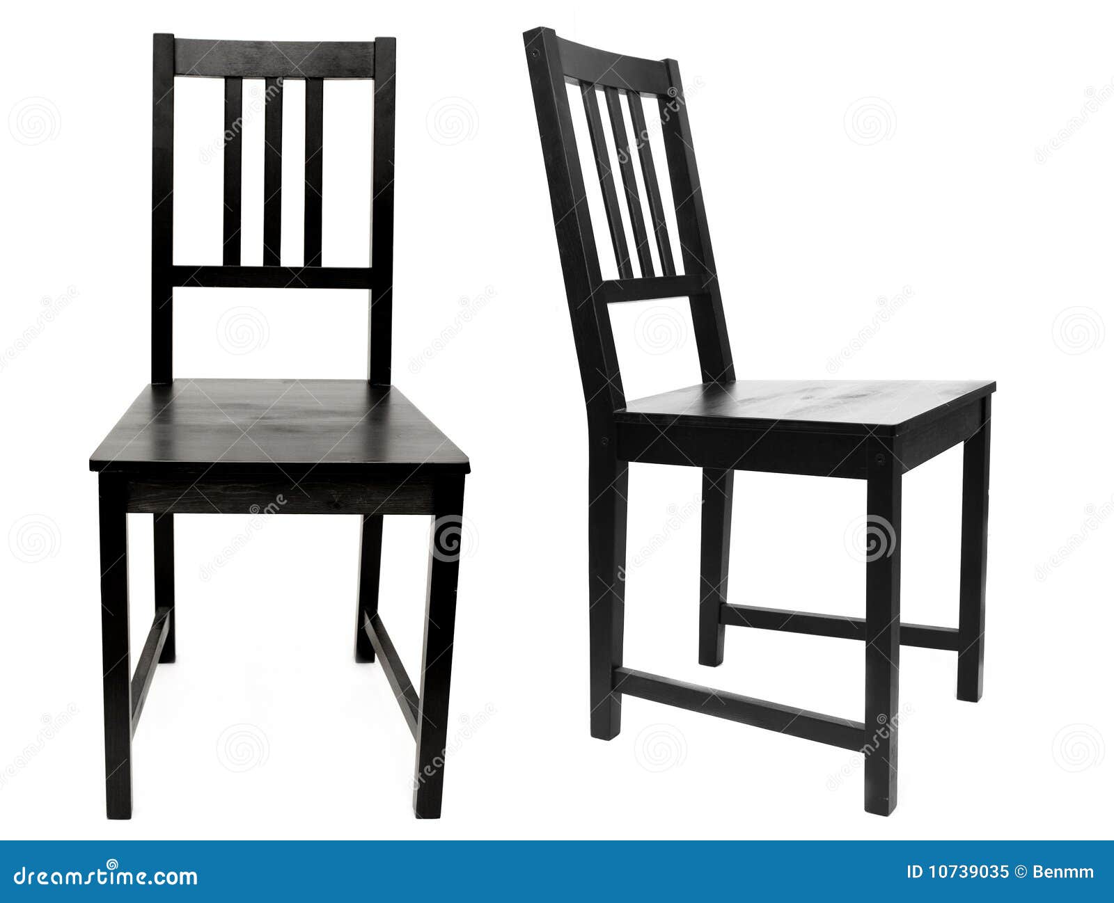 Sillas negras imagen de archivo. Imagen de sitio, madera - 10739035