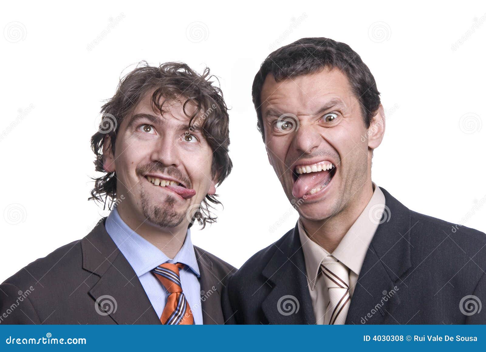 Silly stock photo. Image of looking, pair, male, studio - 4030308