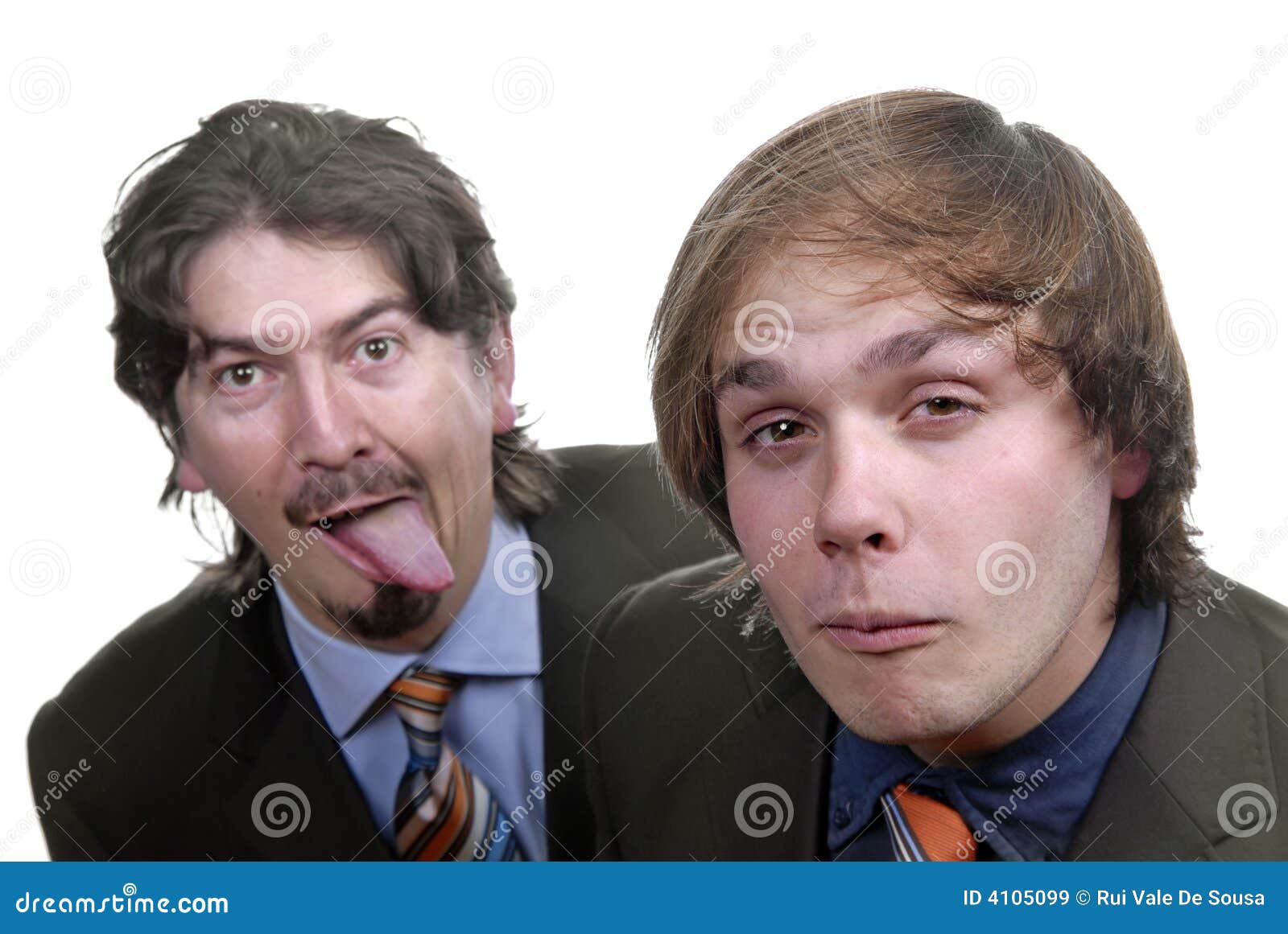 Silly stock image. Image of modern, isolated, colleague - 4105099