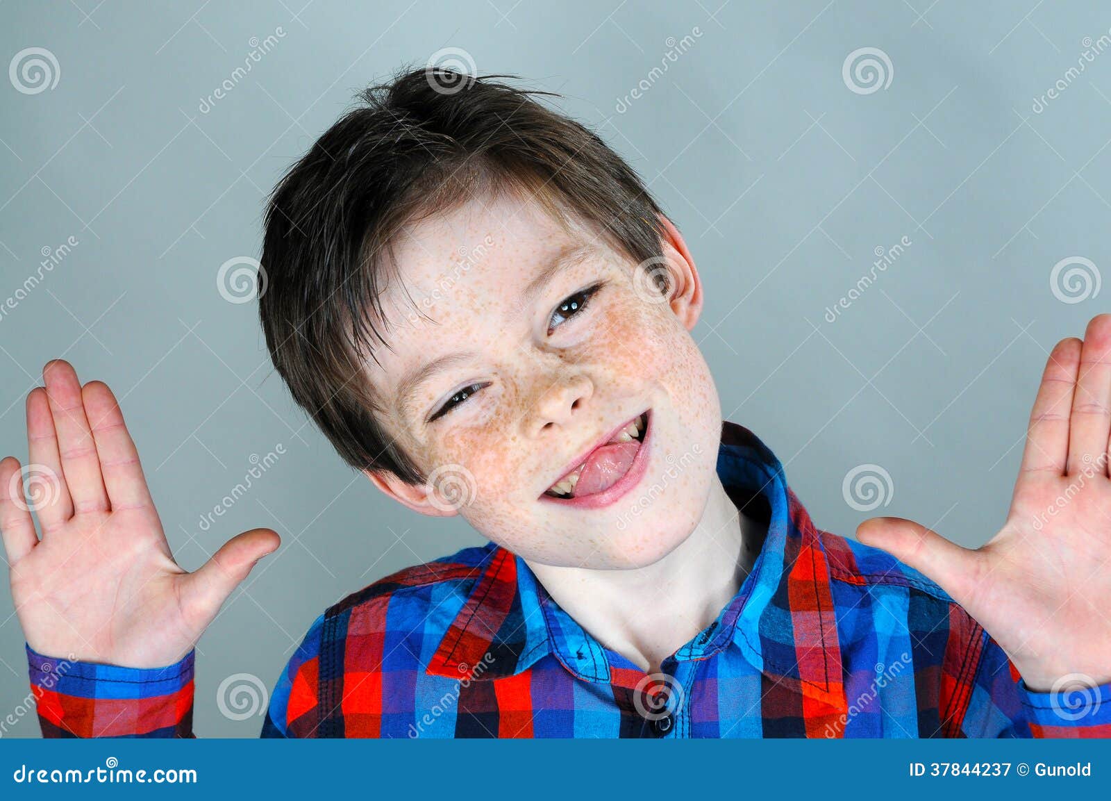 Silly boy stock image. Image of poke, portrait, joke - 37844237