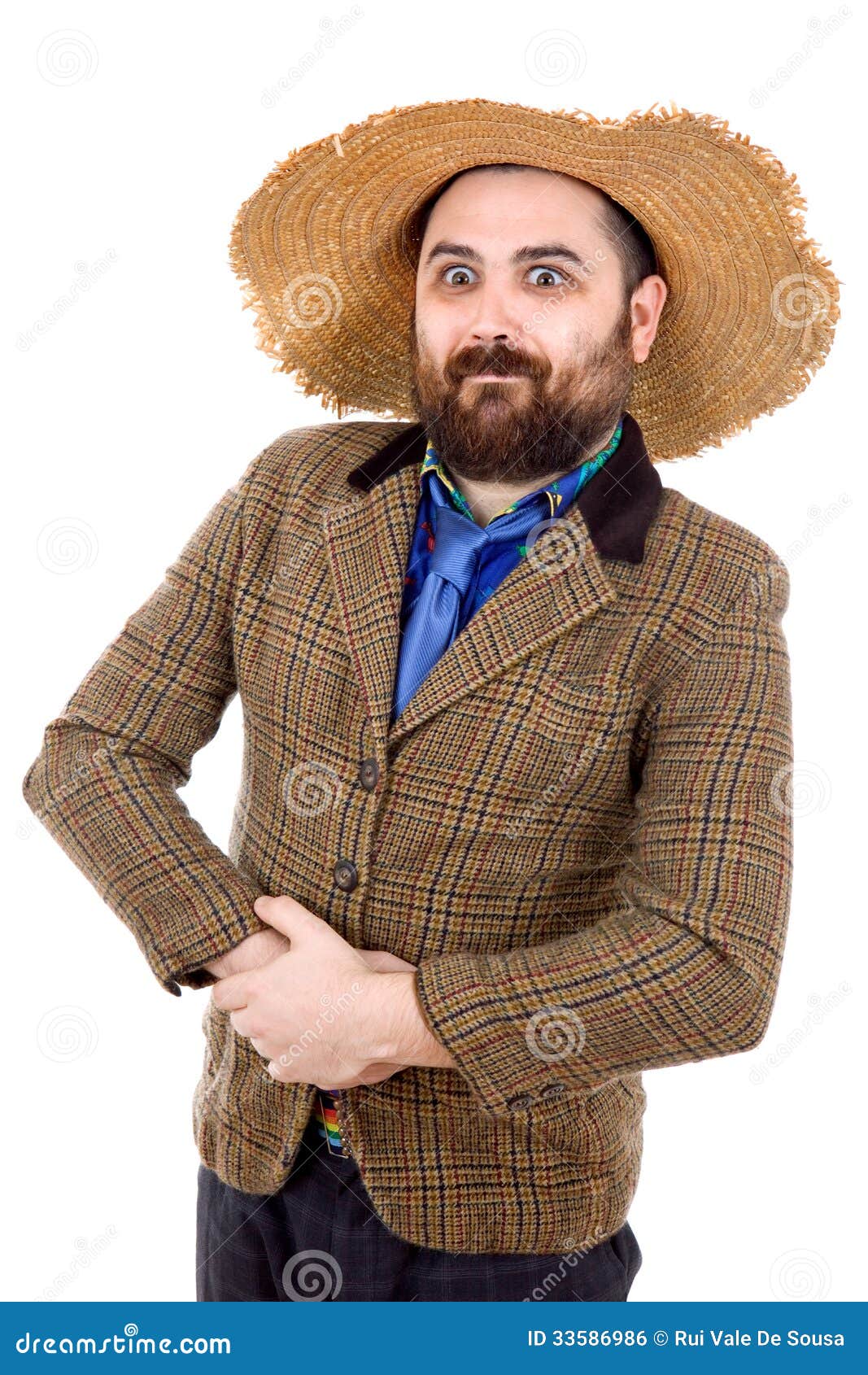 Silly casual man stock photo. Image of isolated, casual - 33586986