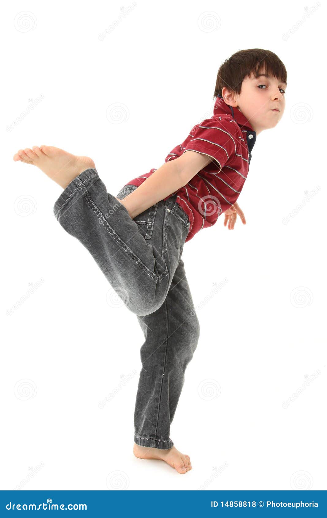 Silly Dancing Boy stock photo. Image of childhood, dancing - 14858818