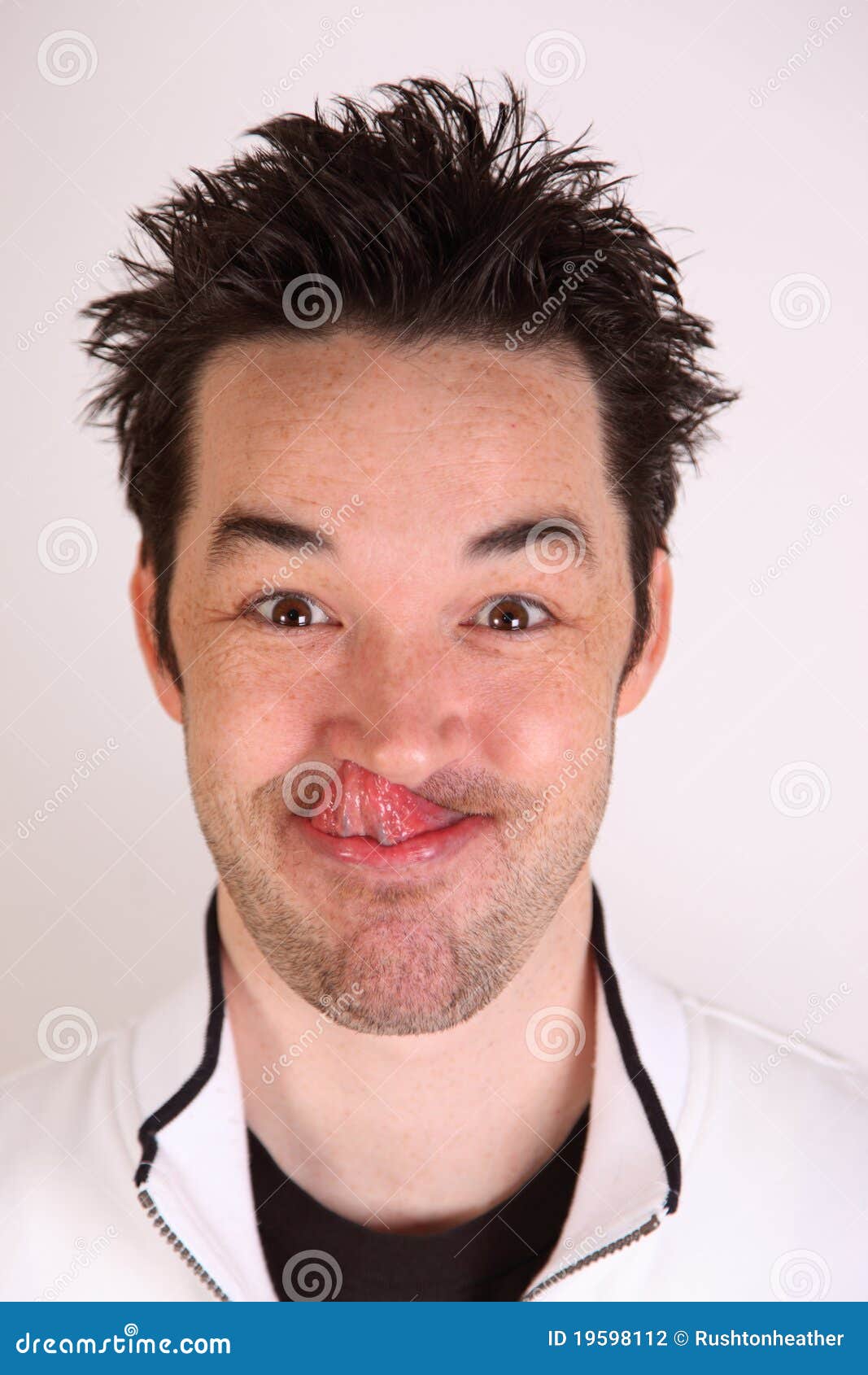 Silly face stock photo. Image of freckles, wild, face - 19598112