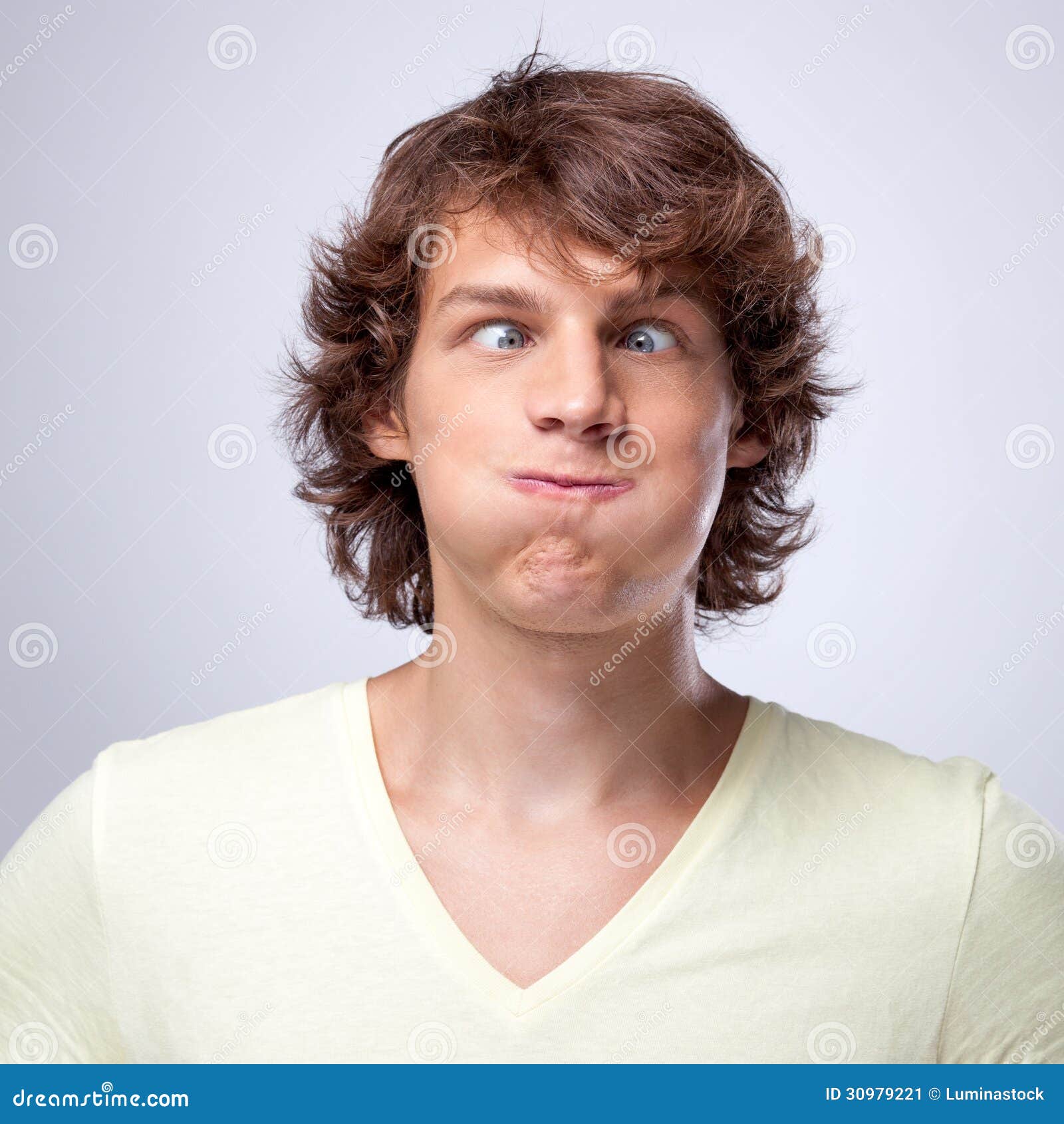 Silly Face stock image. Image of casual, head, posing - 30979221