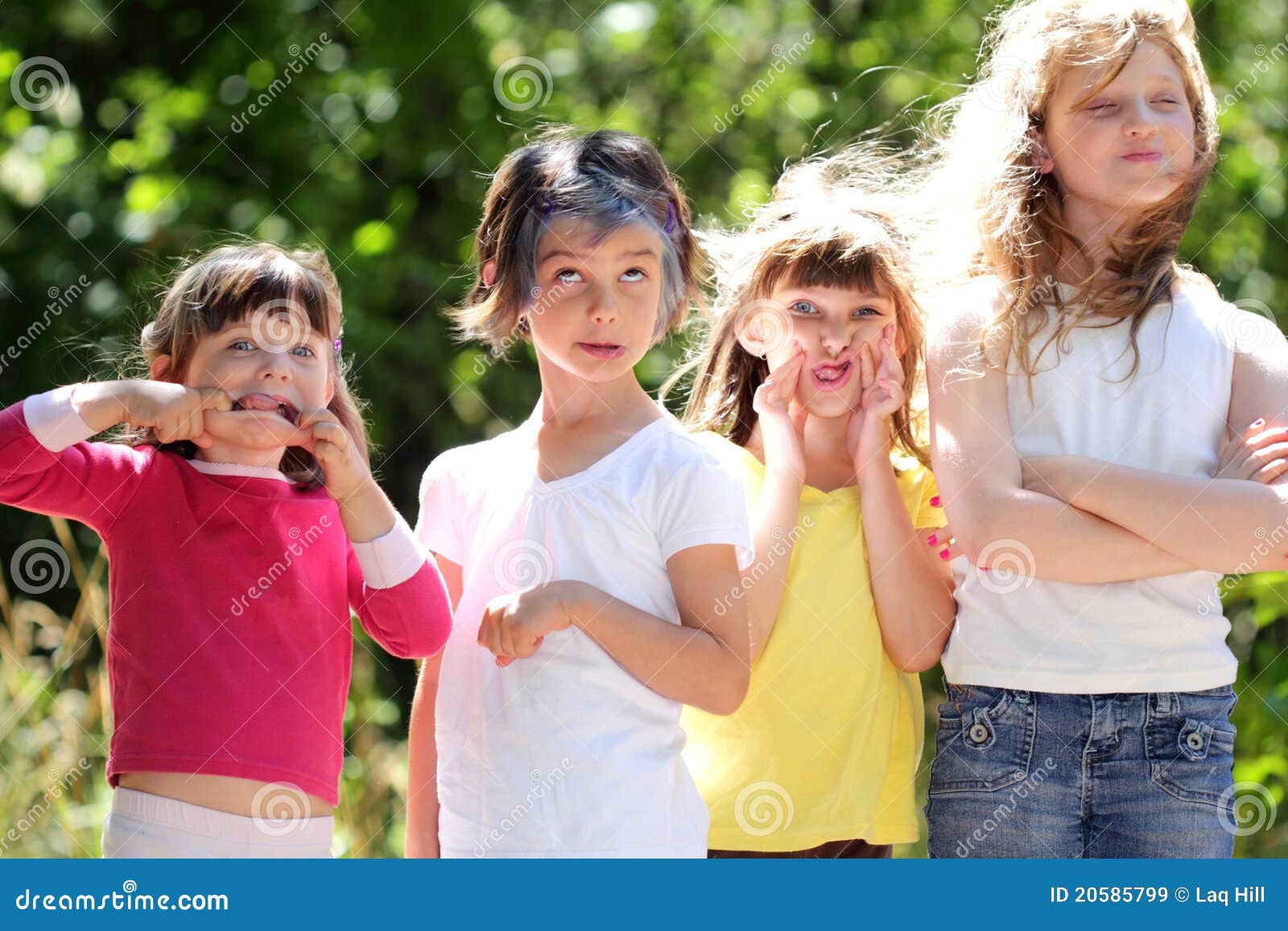 Silly faces stock image. Image of cute, scrunched, four - 20585799