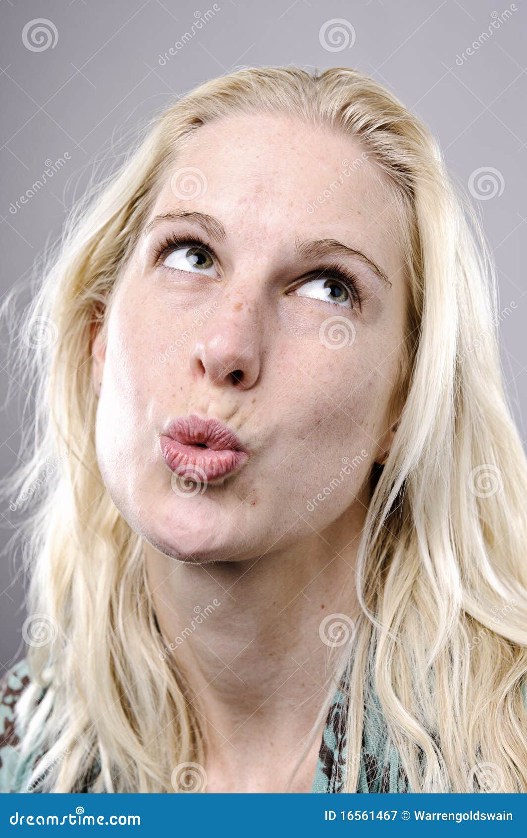 Silly funny face stock image. Image of girl, portrait - 16561467