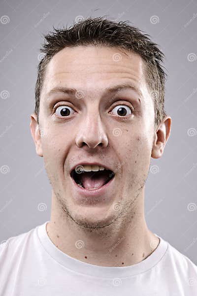 Silly funny face stock image. Image of hair, expression - 16573061