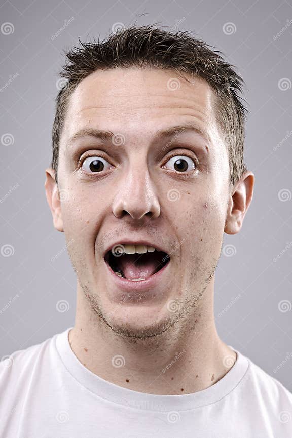 Silly funny face stock image. Image of hair, expression - 16573061