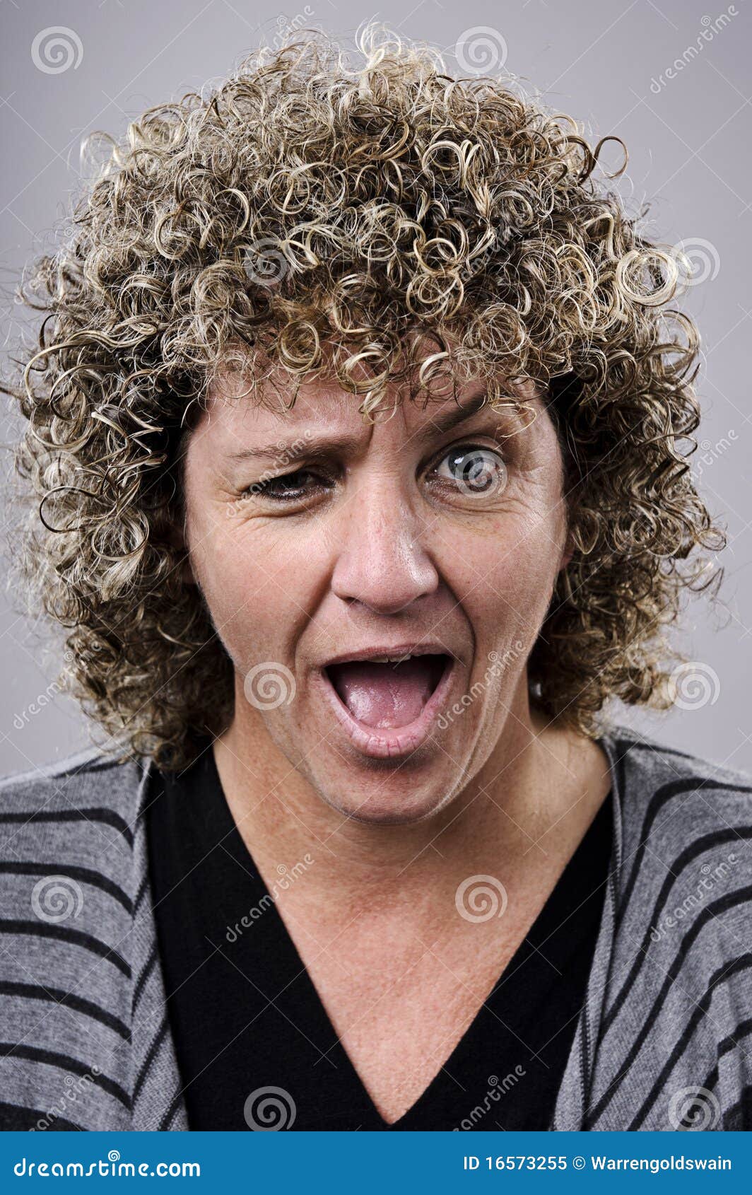 Silly funny face stock image. Image of closeup, female - 16573255