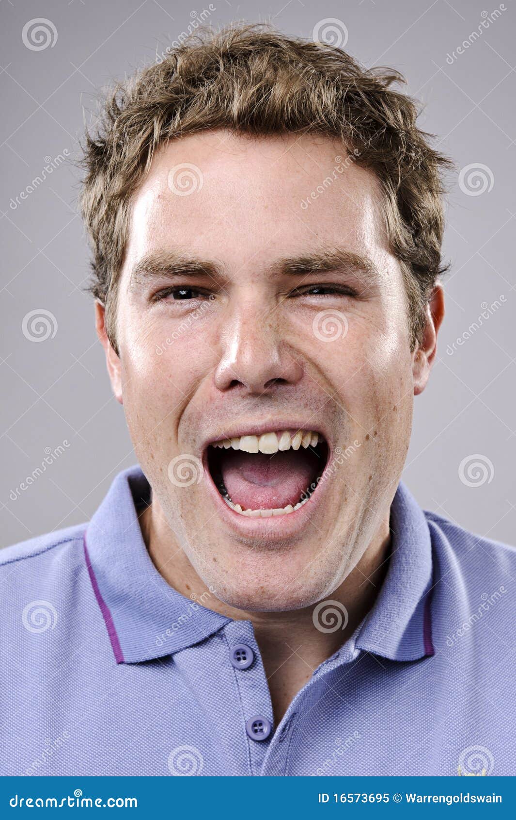 Silly funny face stock image. Image of studio, eyes, making - 16573695