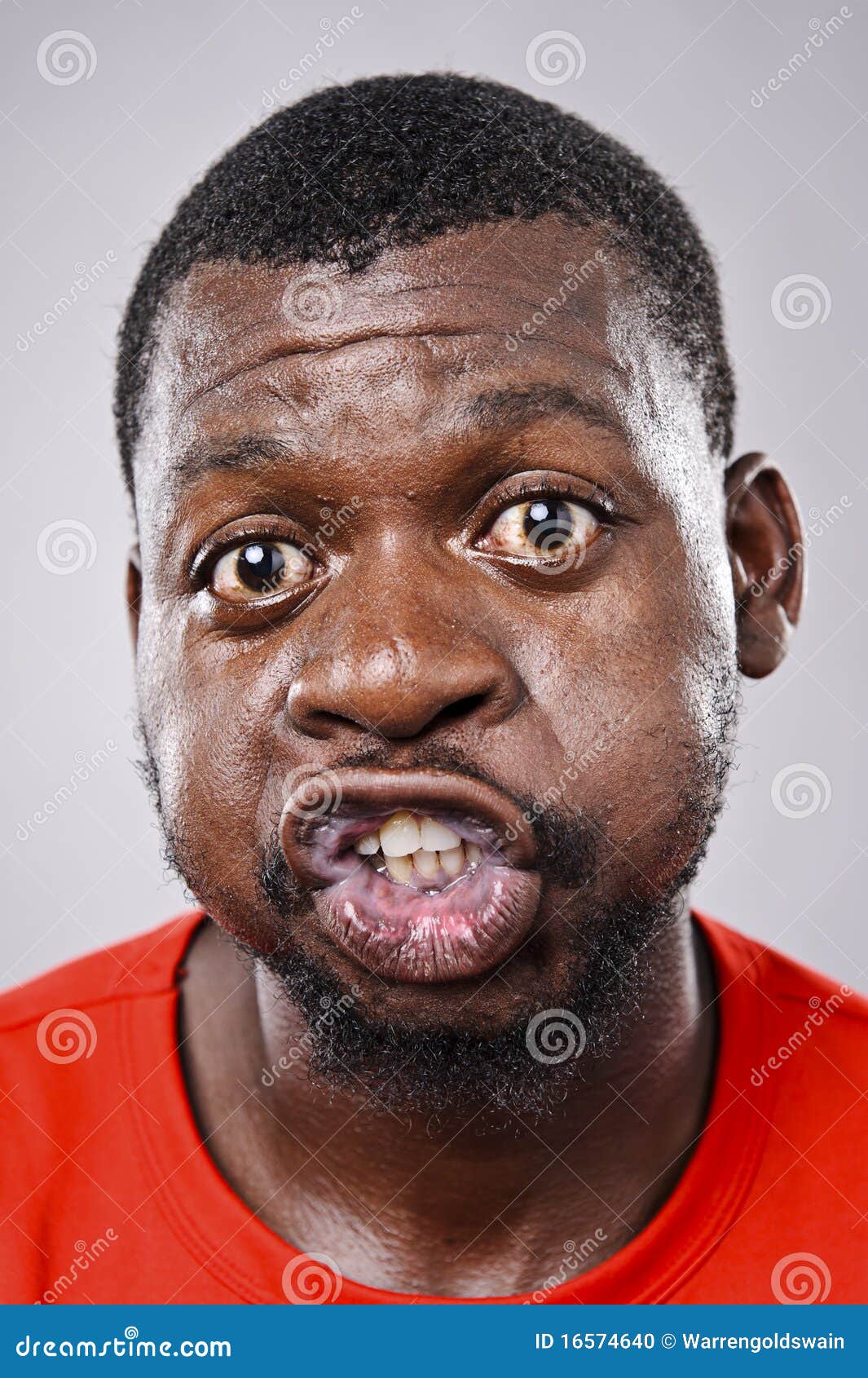 Silly funny face stock photo. Image of hair, pulling - 16574640