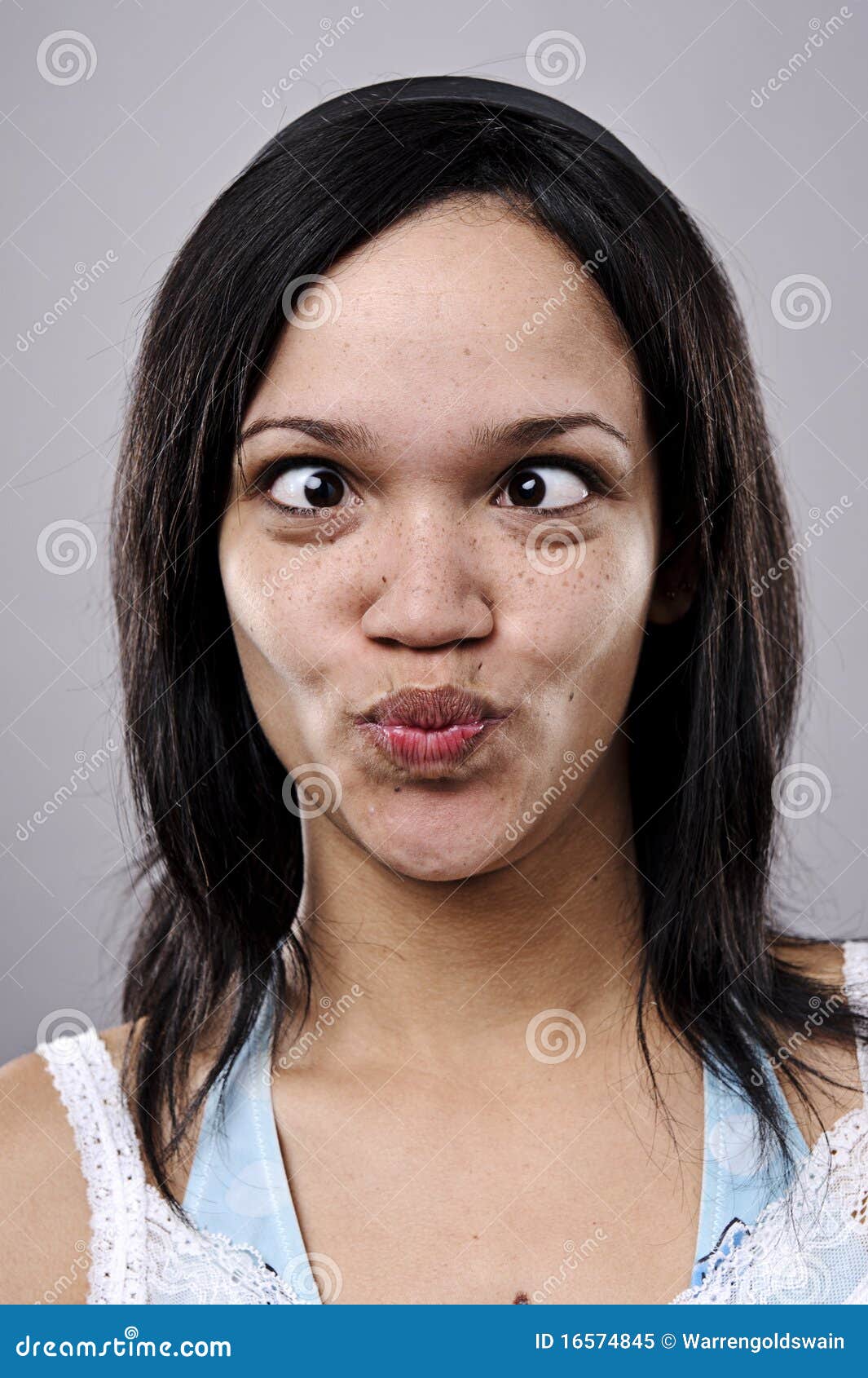 Silly funny face stock image. Image of squint, complexion - 16574845