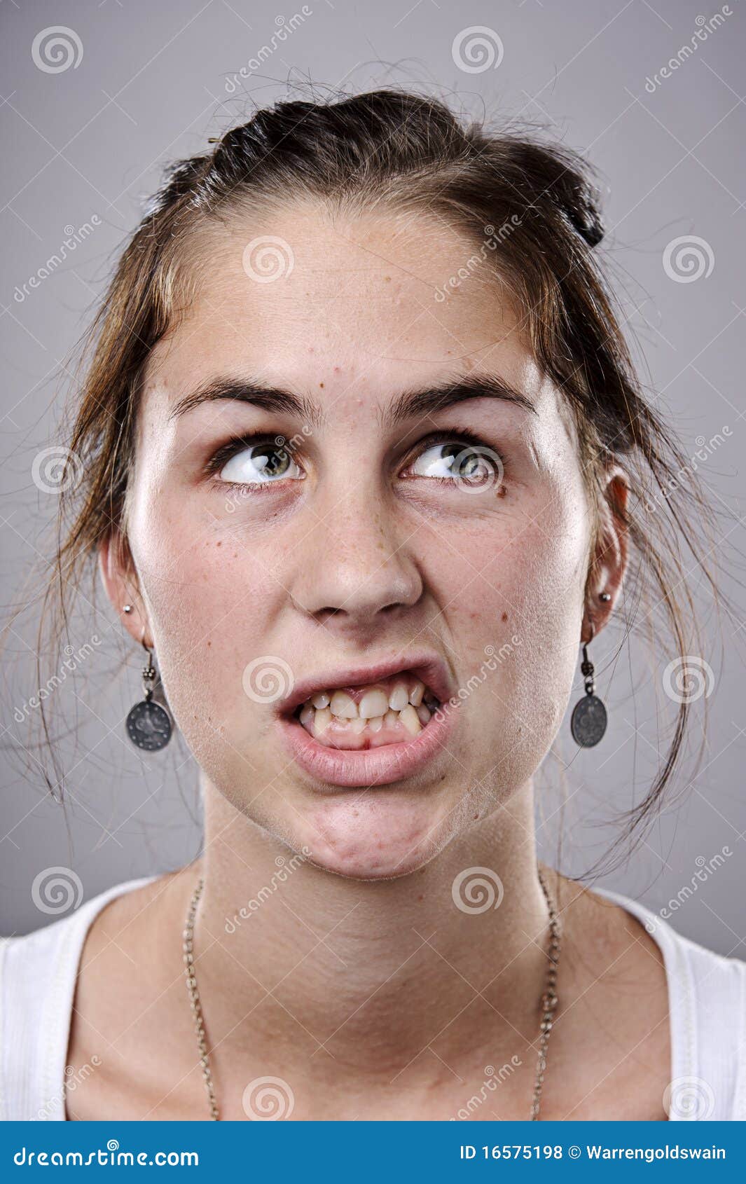 Silly funny face stock photo. Image of girl, woman, funny - 16575198